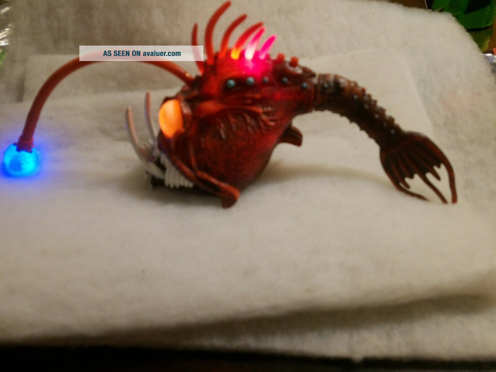 Finding Nemo Light Up Anglerfish Angler Fish Pixar RARE Disney LOOK AT ...