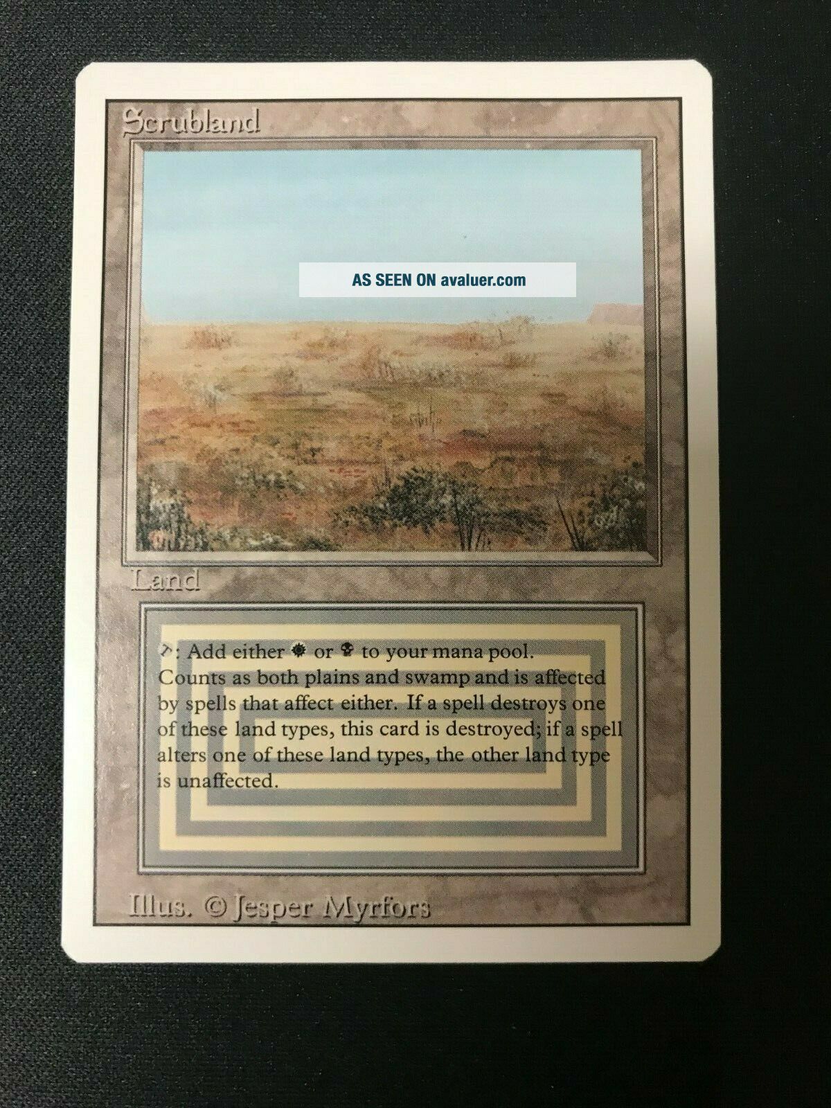 Scrubland Revised MTG Dual Land (2 Of 3) - See Photos | #8394196