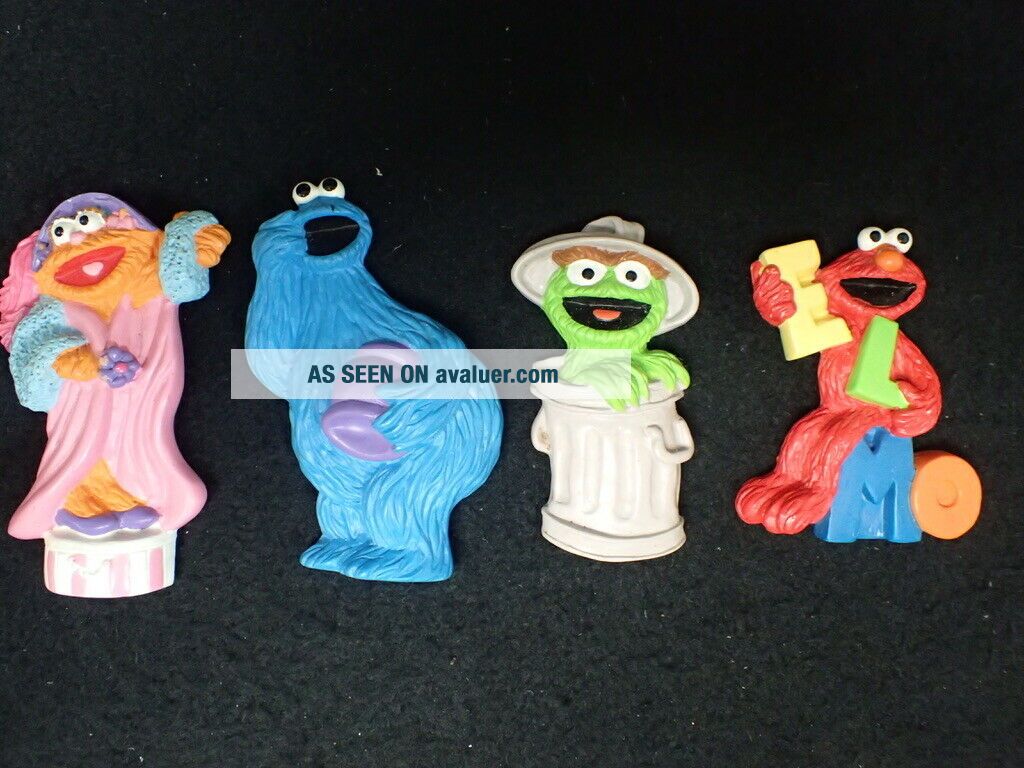 Rare Vintage Henson Sesame Street Magnets Collectable Fridge Locker Set ...