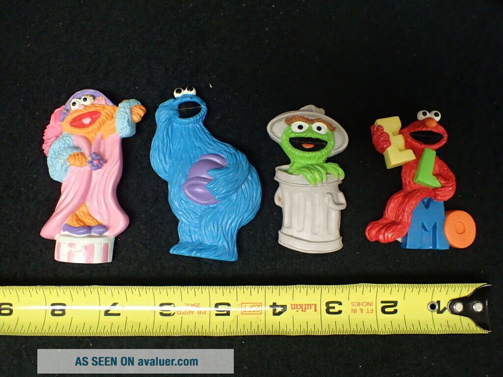 Rare Vintage Henson Sesame Street Magnets Collectable Fridge Locker Set ...