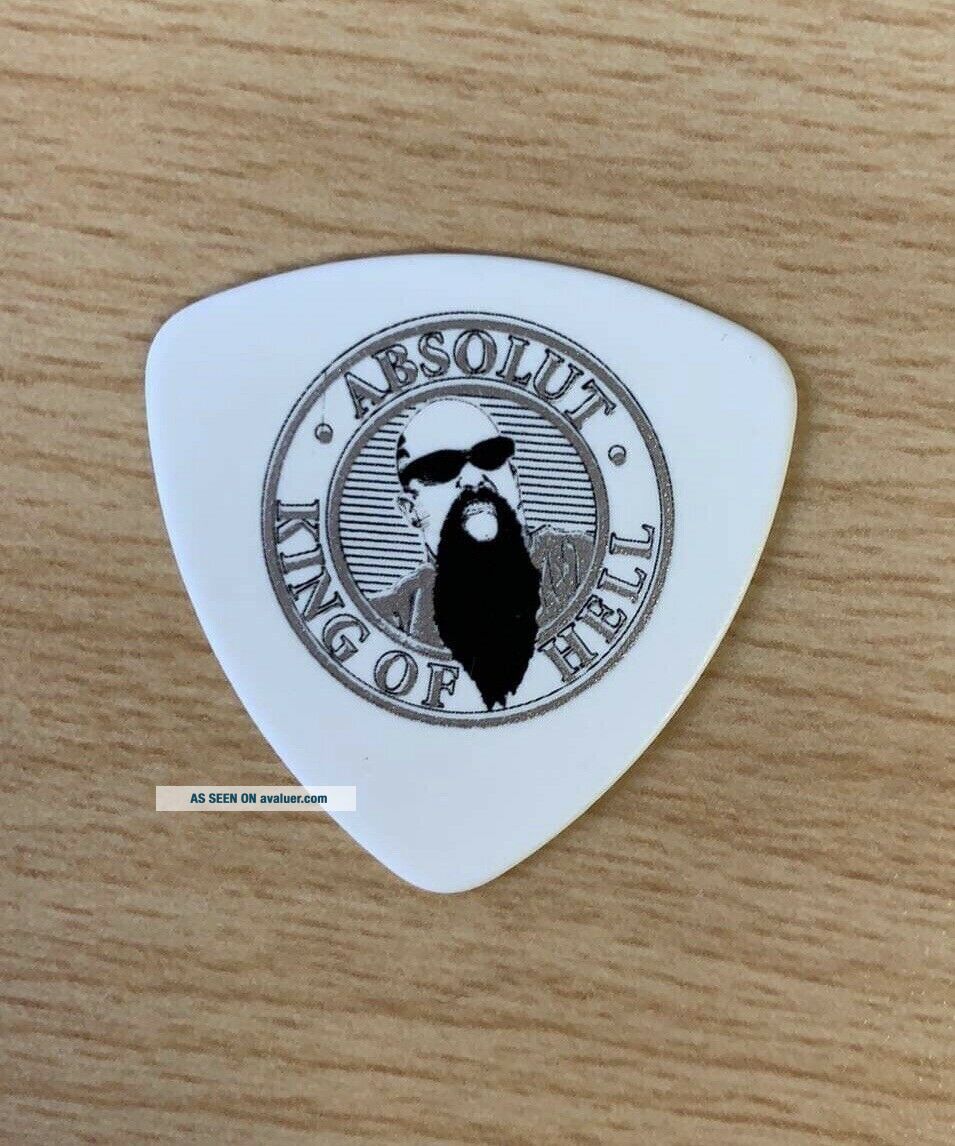 SLAYER KERRY KING GUITAR PICK REAL STAGE FINAL CAMPAIGN TOUR PICK 2019 ...