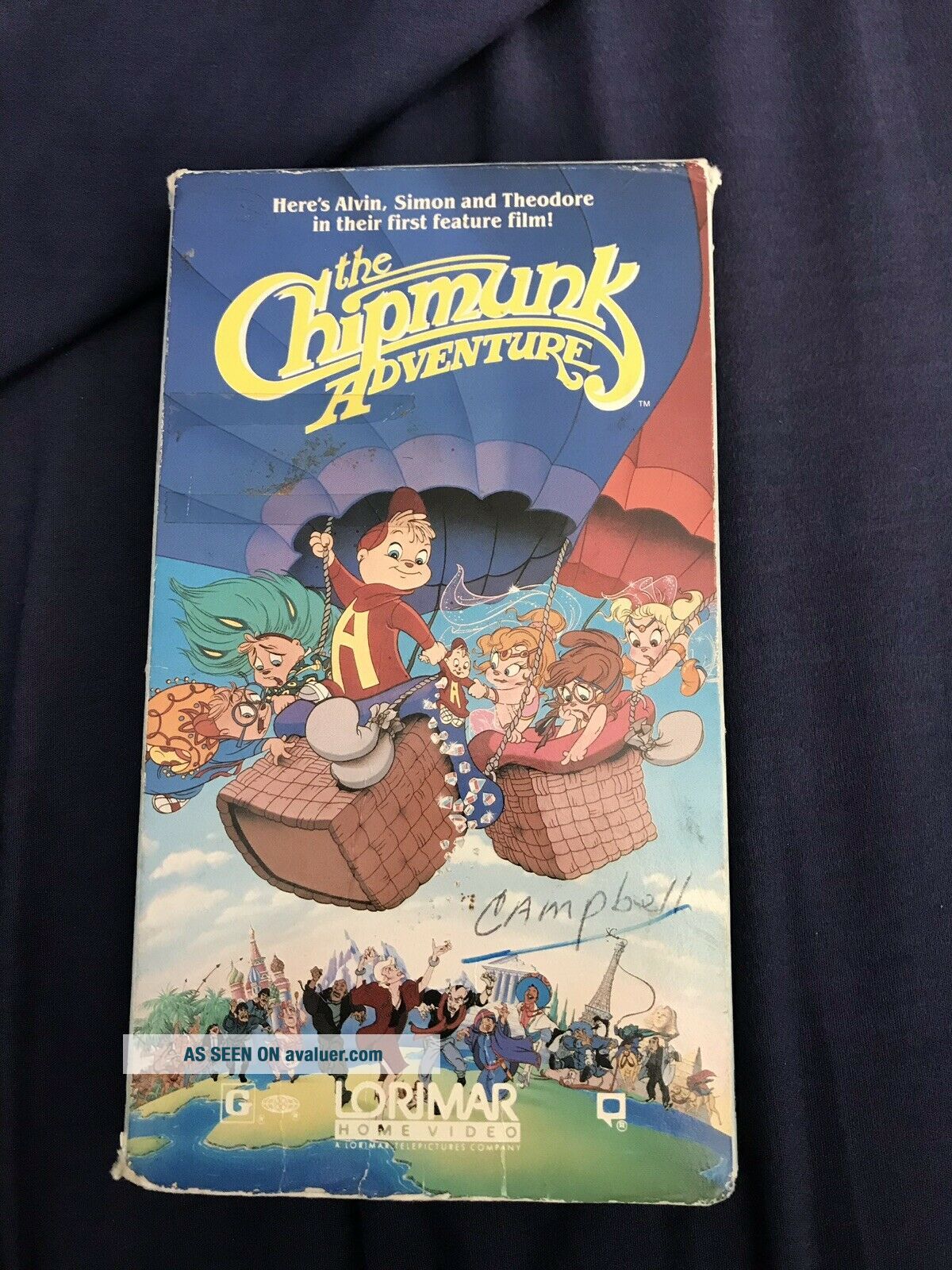 RARE The Chipmunk Adventure Lorimar VHS | #8413535
