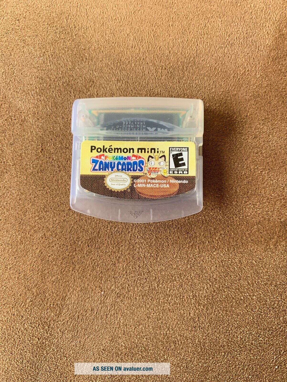 Nintendo Pokemon Mini Pokemon Zany Cards GAME USA VERSION RARE ENGLISH ...