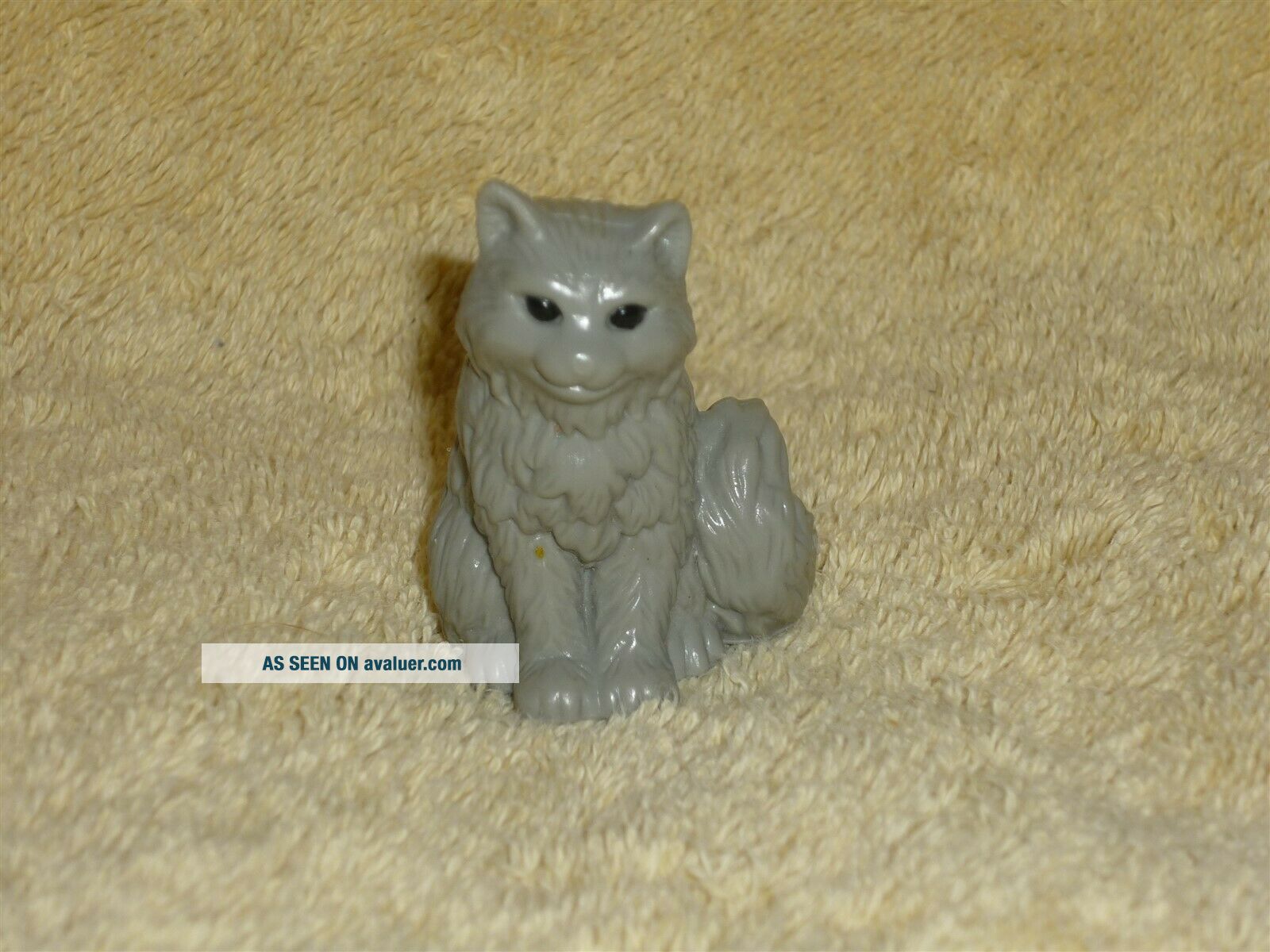 Fisher Price Loving Family Dollhouse Rare Gray Pet Cat Kitten | #8394024