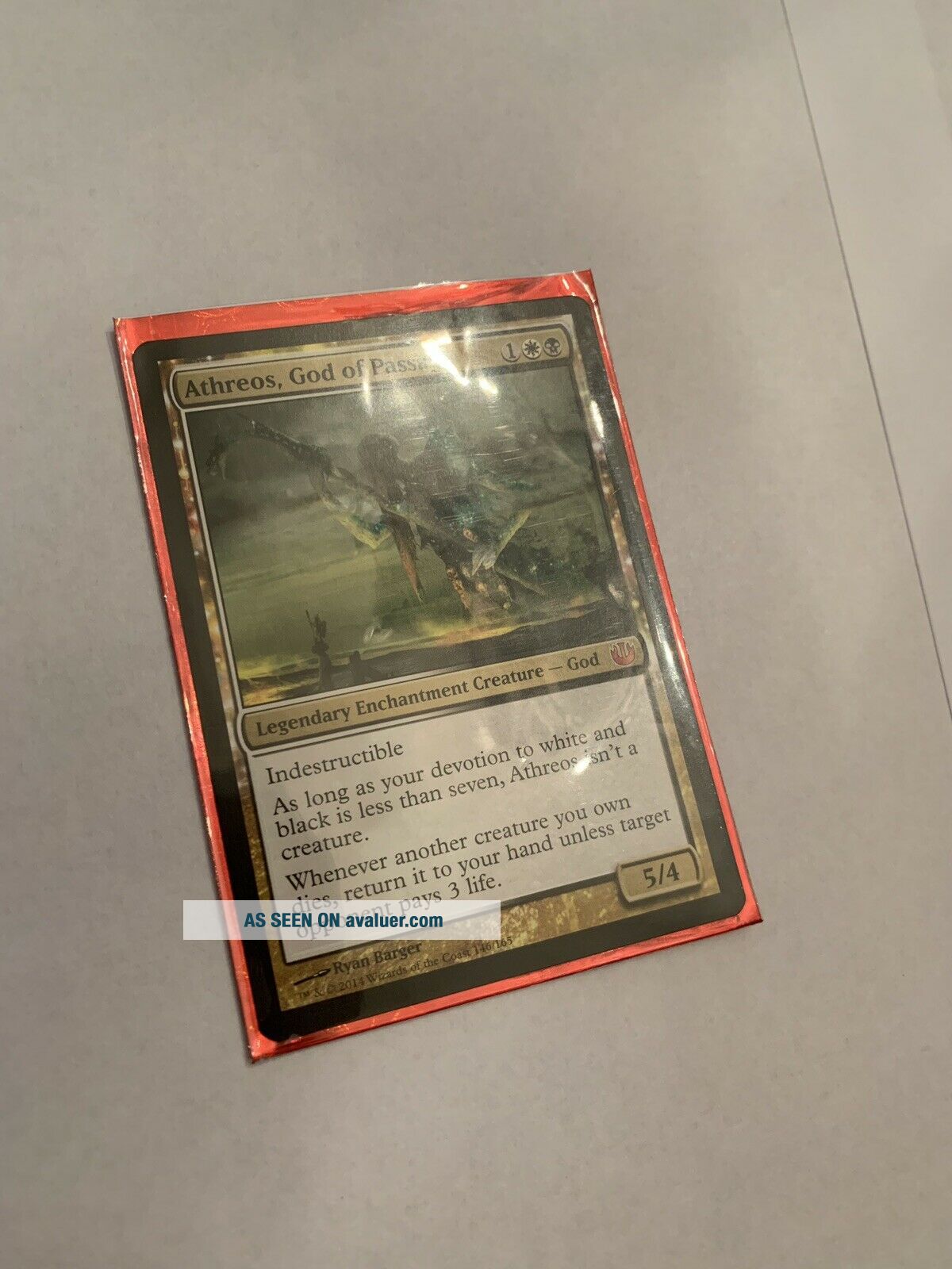 Athreos God Of Passage MTG Magic Card Journey Into Nyx Mythic Rare God ...