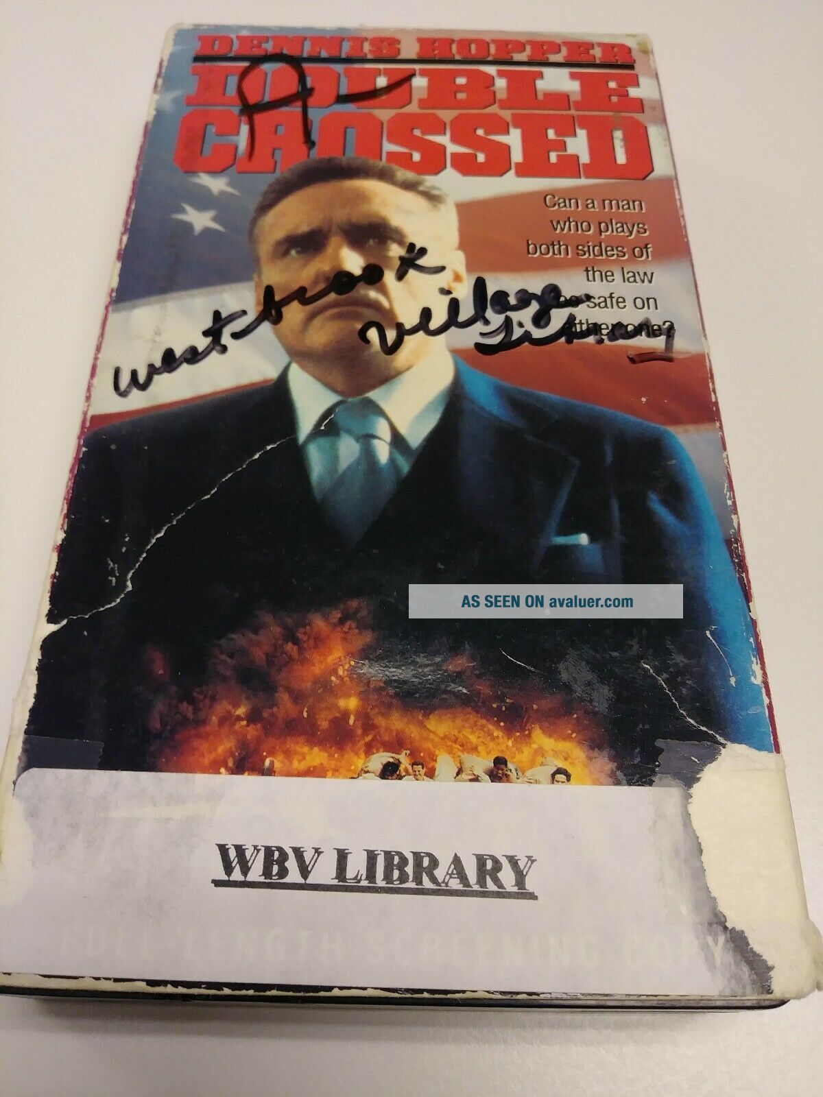 Double Crossed Doublecrossed (VHS, 1992) Dennis Hopper Very Rare OOP ...