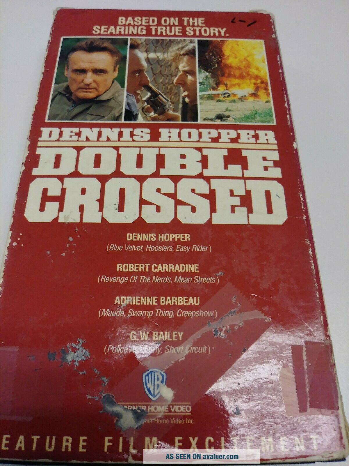 Double Crossed Doublecrossed (VHS, 1992) Dennis Hopper Very Rare OOP ...