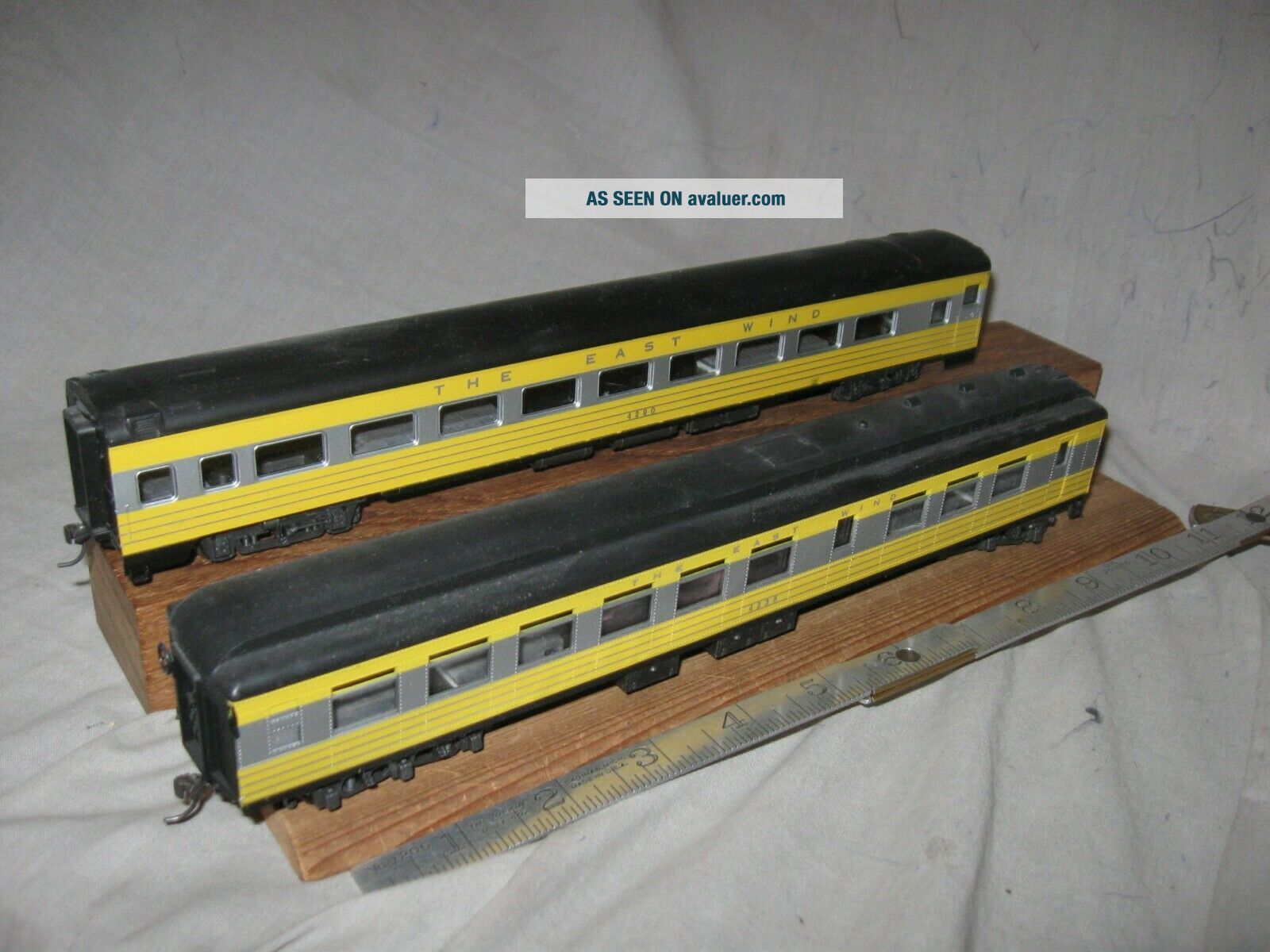 X4049 HO RARE 2 RIVAROSSI PRR EAST WIND TRAIN PASSENGER CARS | #8431533