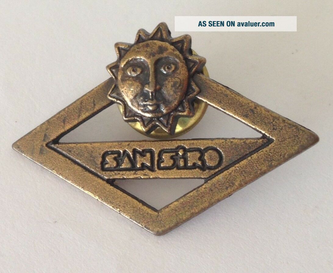 San Siro Stadium AC Milan Football Pin Badge Vintage Rare Collector ...