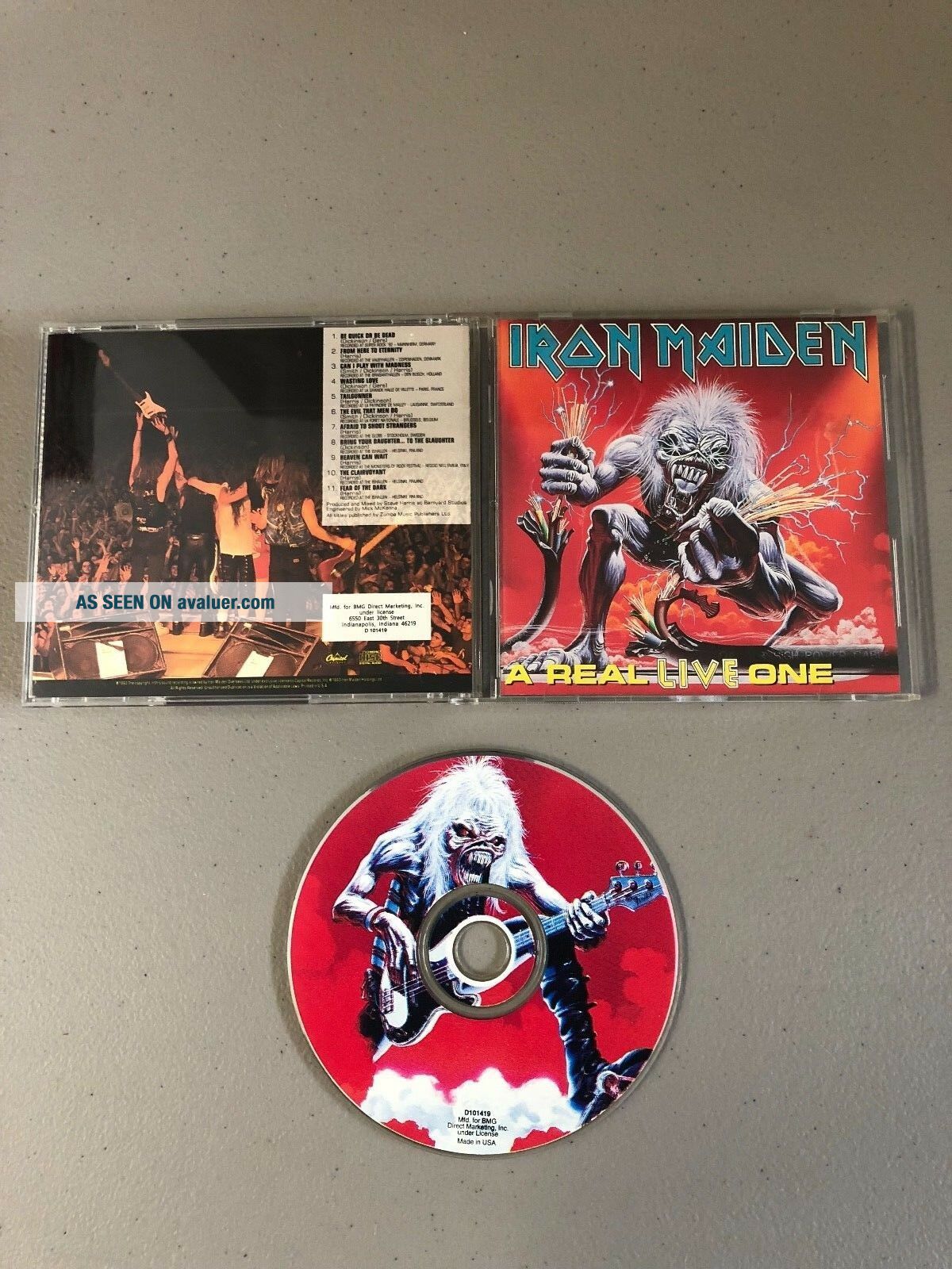 Iron Maiden A Real Live One 1993 CD Rare OOP 90s Hard Rock/Metal | #8408388