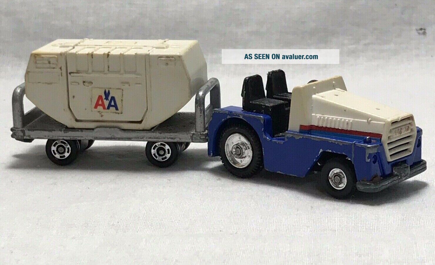 Rare Tomica American Airlines Toyota Towing Tractor & Container_Made In ...