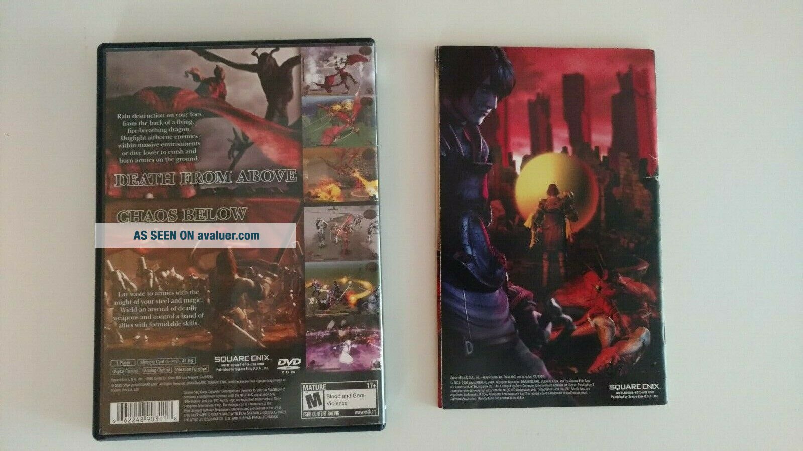 Drakengard Sony PlayStation 2 2004 PS2 Black Label Rare RPG | #8446082