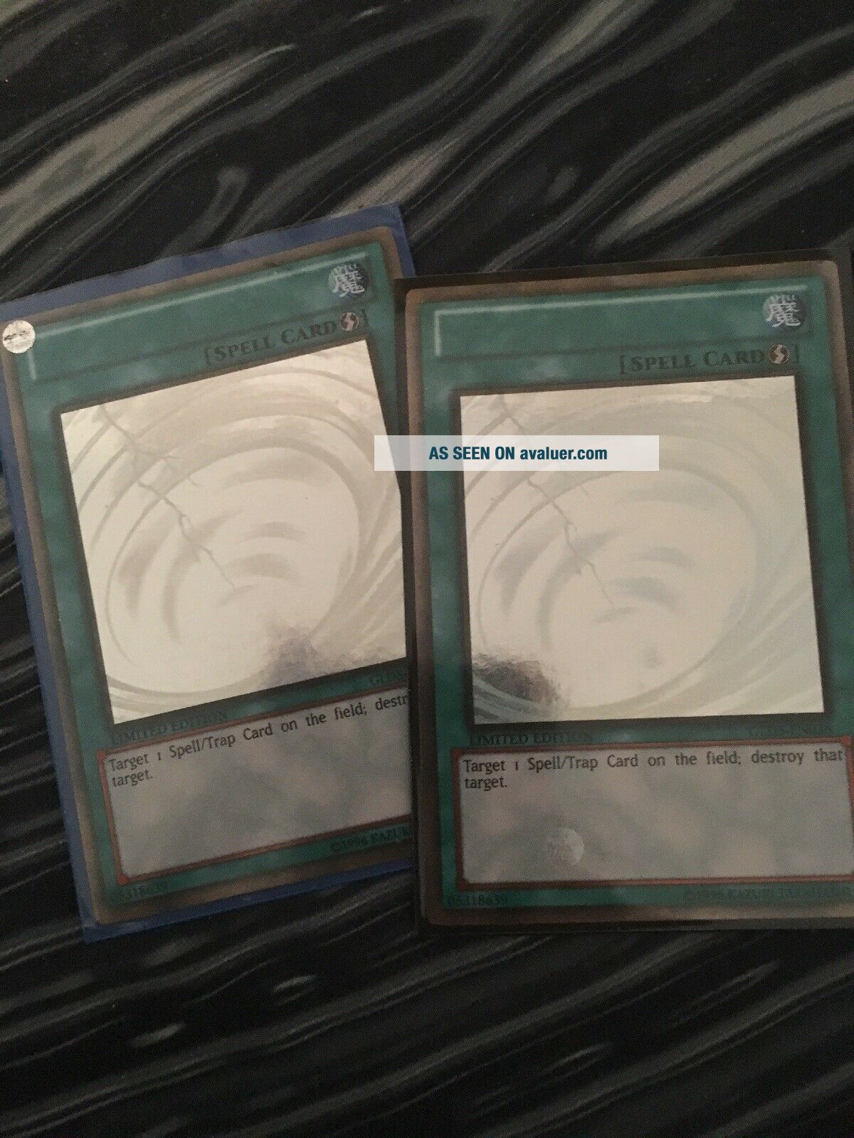 2x Yugioh Mystical Space Typhoon GLD5 - EN038 Gold Ghost Rare NM ...