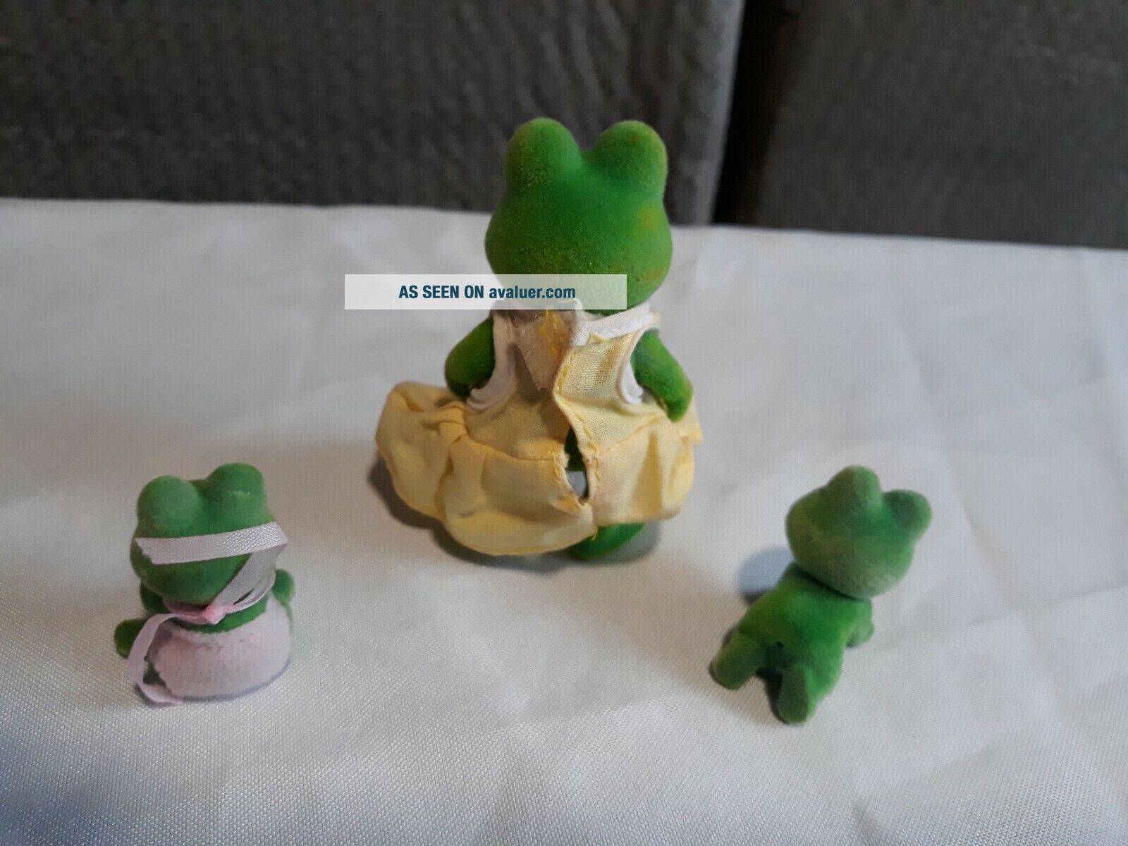 Calico Critters Sylvanian Families Bullrush Frog Mom And Baby Twins ...