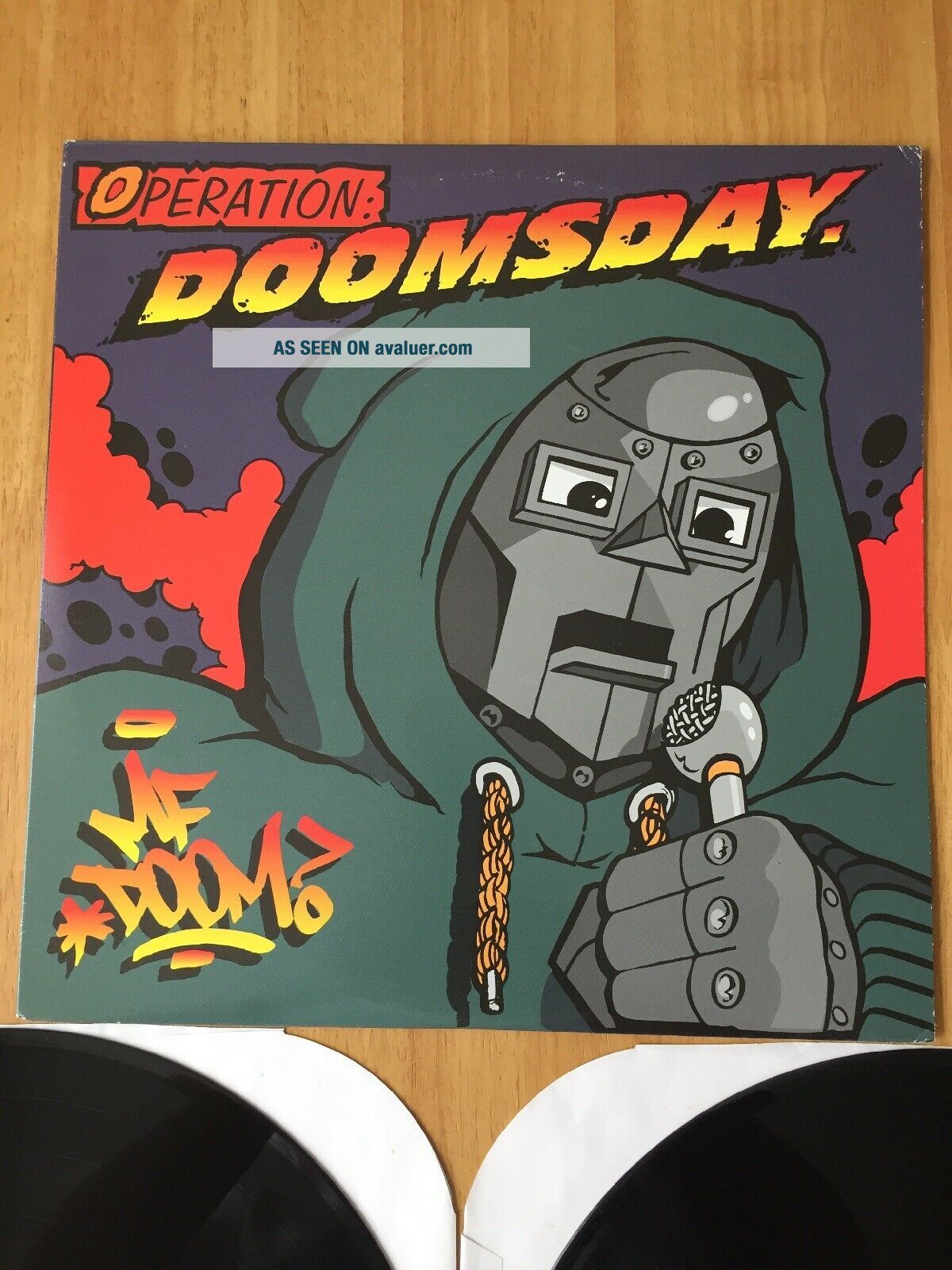 MF DOOM Operation Doomsday Very Rare First Press Vinyl Lp Fondle ‘em ...