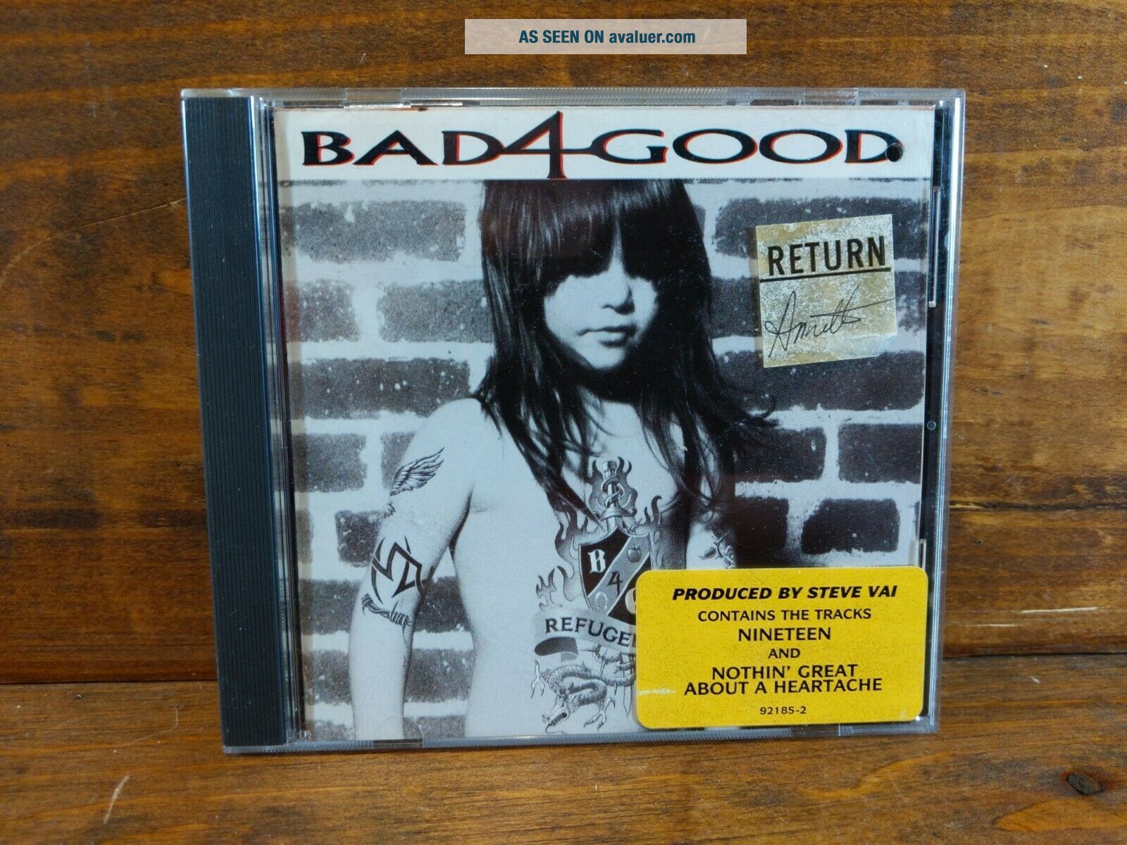 Bad 4 Good Refugee 1992 CD Rare Hard Rock Like Steve Vai | #8428107