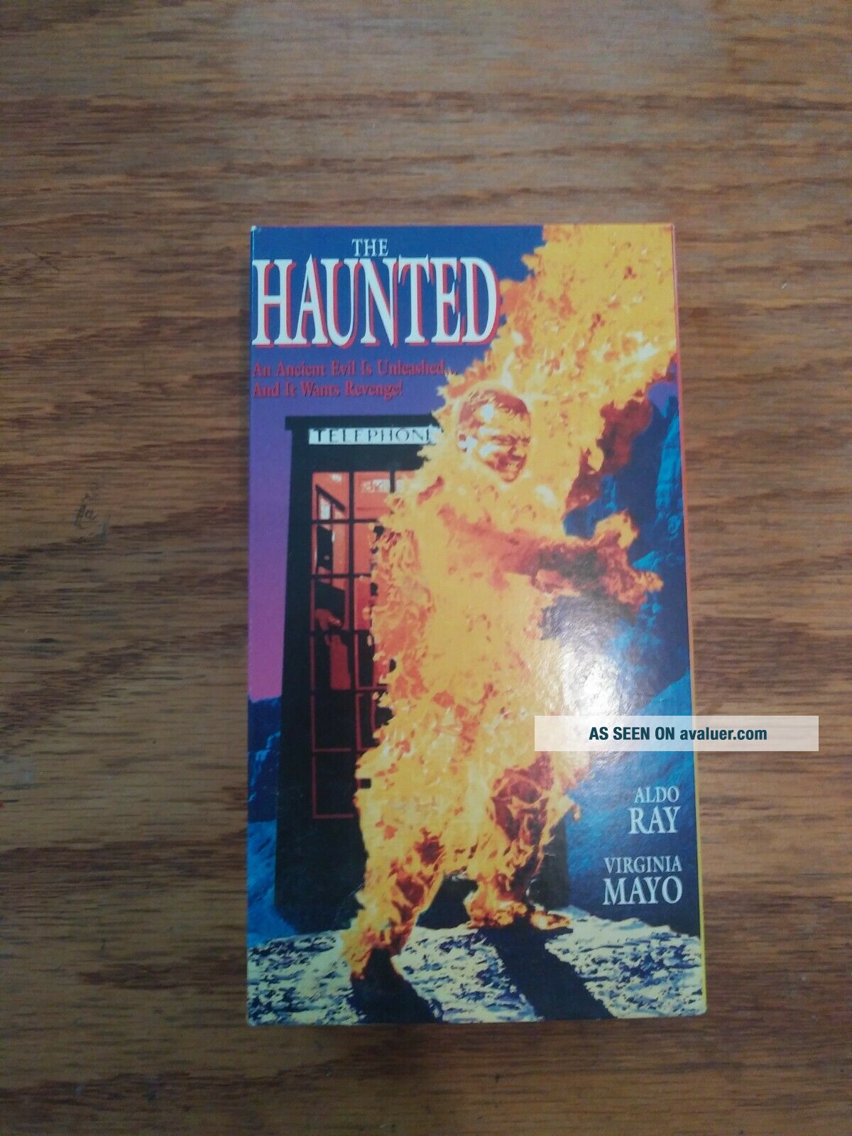 Gemstone VHS The Haunted 1992 Rare Horror Cult Aldo Ray Virginia Mayo ...