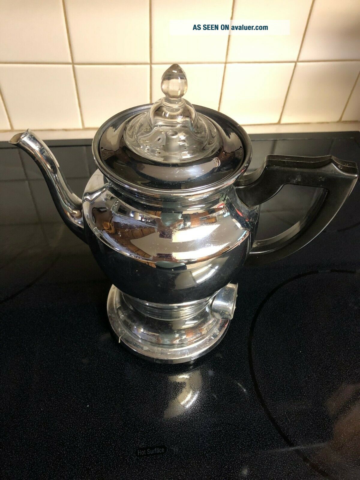 RARE VINTAGE UNIVERSAL ELECTRIC COFFEE PERCOLATOR Ca 1950s | #8471802