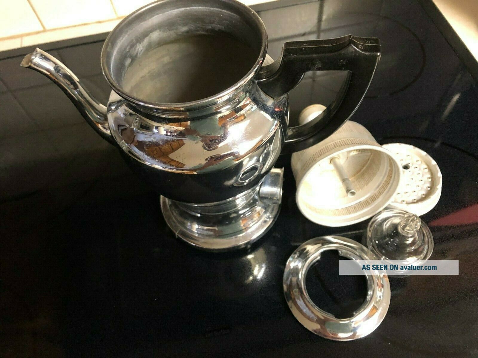 RARE VINTAGE UNIVERSAL ELECTRIC COFFEE PERCOLATOR Ca 1950s | #8471802