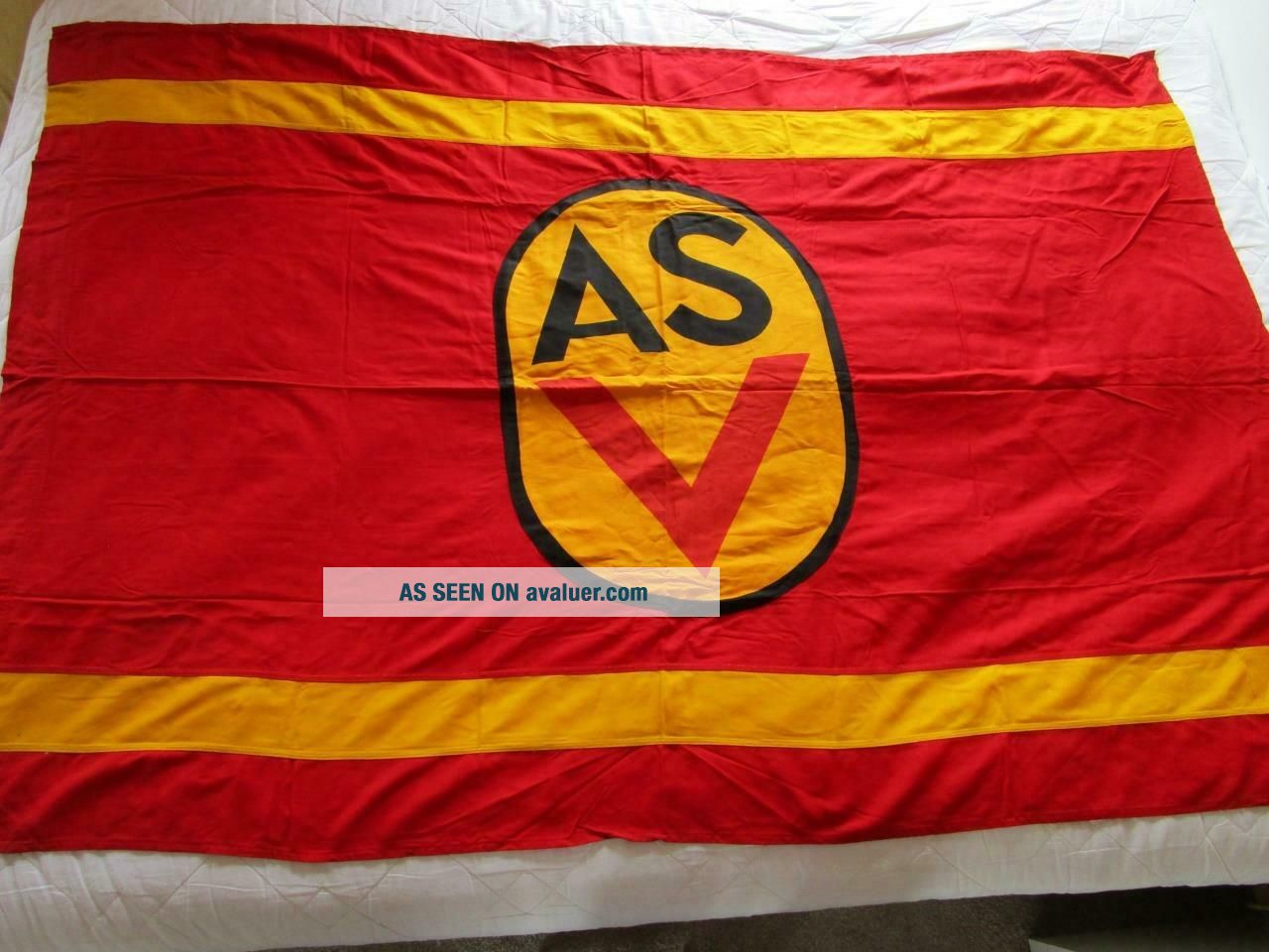 Rare Vintage Large Flag East German Army Grenztruppen ASV Border Troops ...