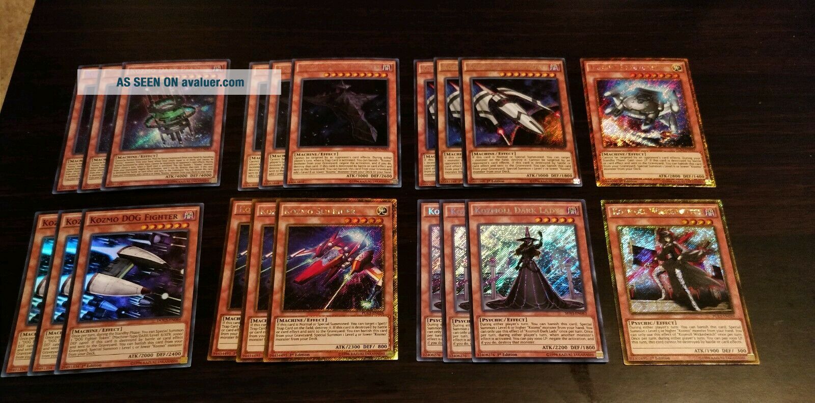 Yugioh Kozmo Deck Builder Core NM To LP Secret Rare Dark Destroyers ...
