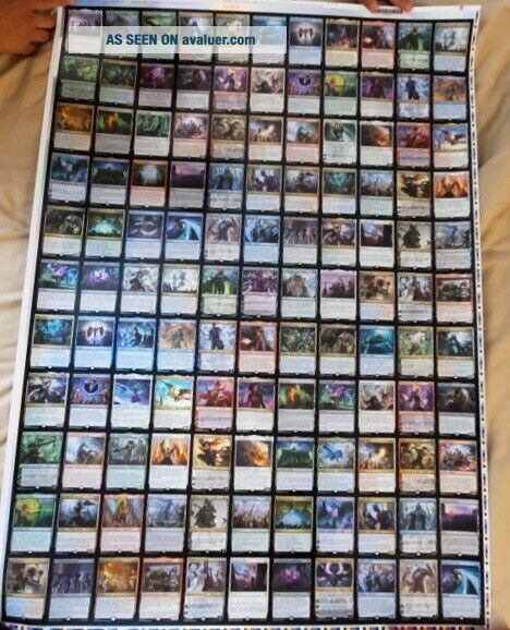 MTG Magic War Of The Spark Planeswalker Rare Mythic FOIL Uncut Sheet ...