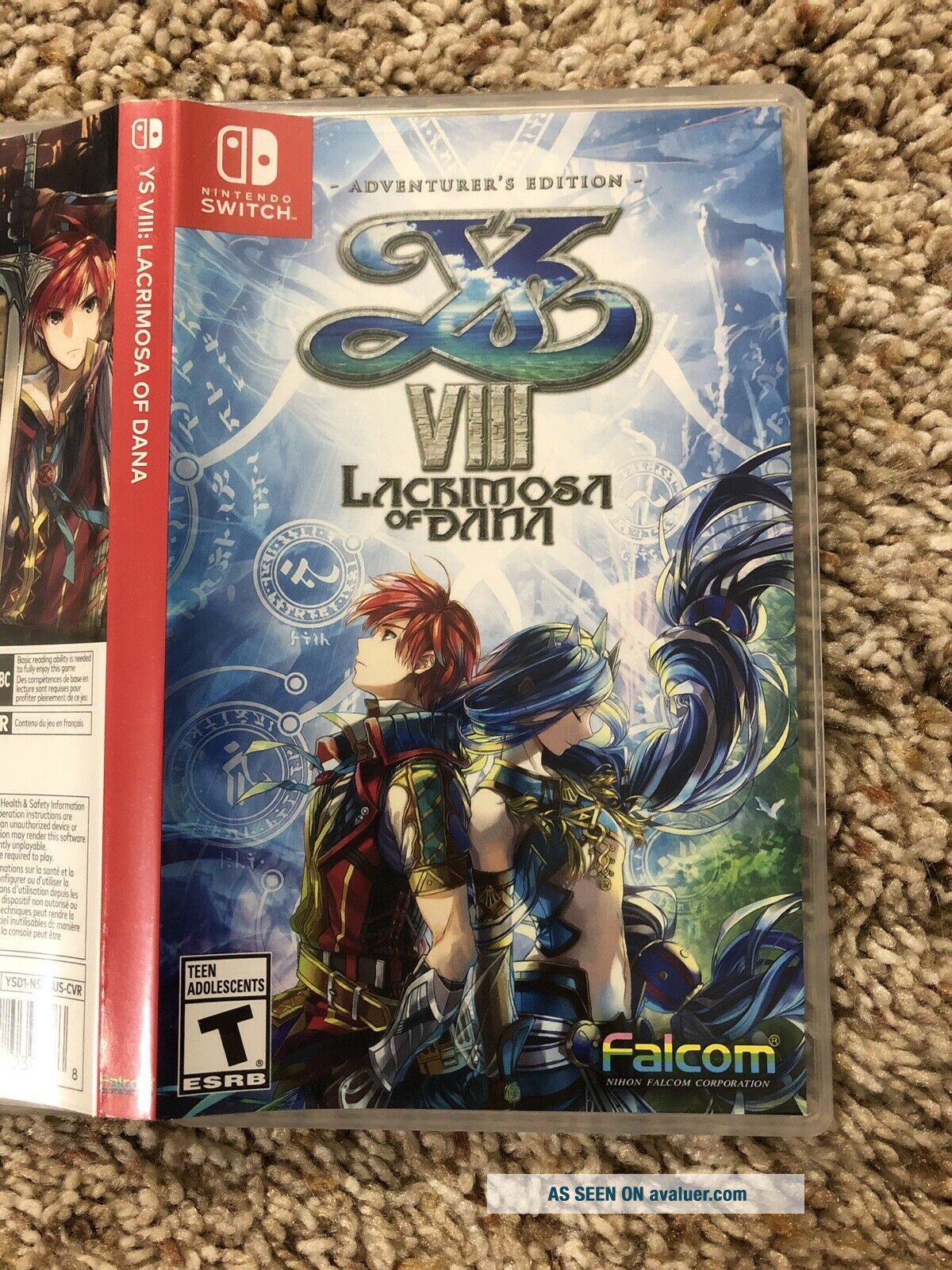 YS VIII LACRIMOSA OF DANA ADVENTURER ' S EDITION, YS 8 - NINTENDO ...
