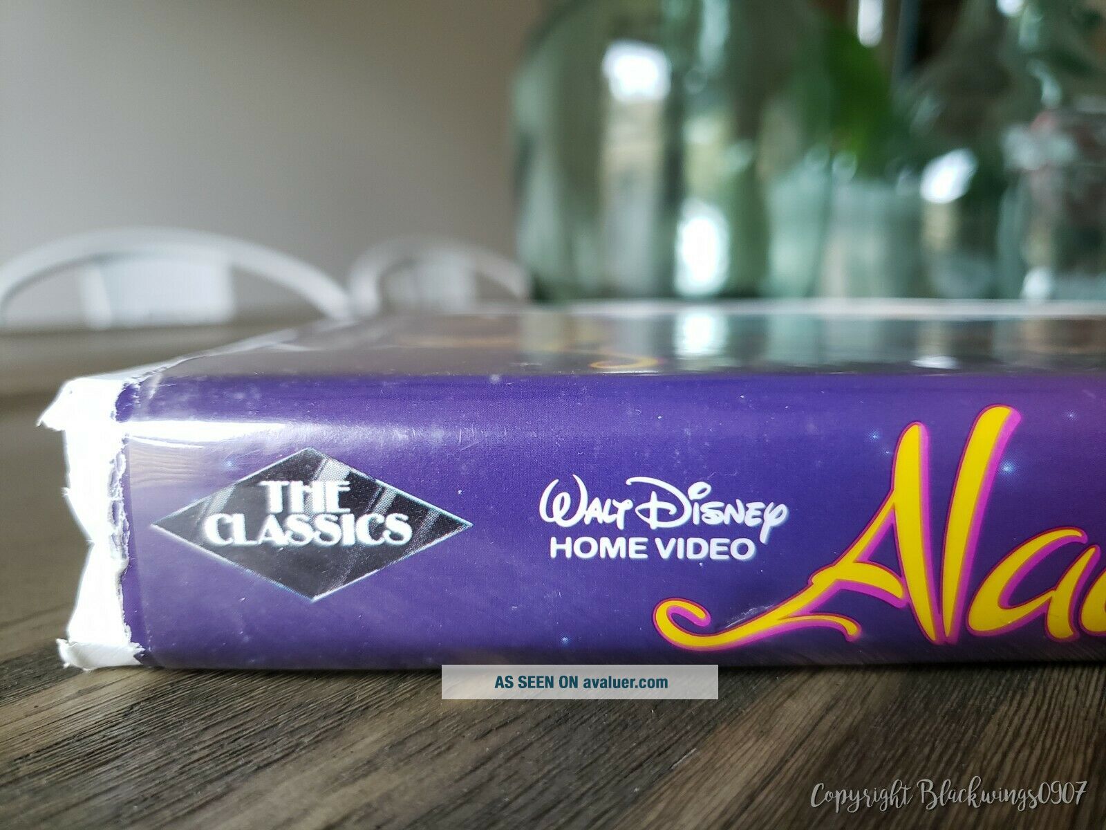 Walt Disney ' S Aladdin The Classics Black Diamond VHS RARE Collectible ...