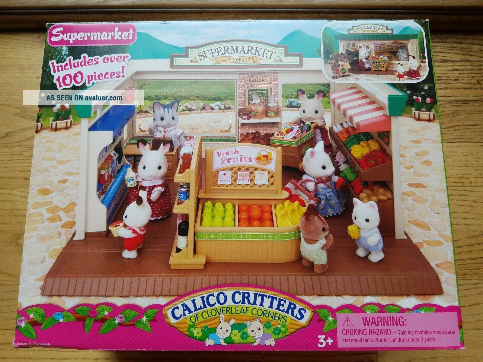 Calico Critters Sylvanian Families Rare Retired Supermarket Full Set ...