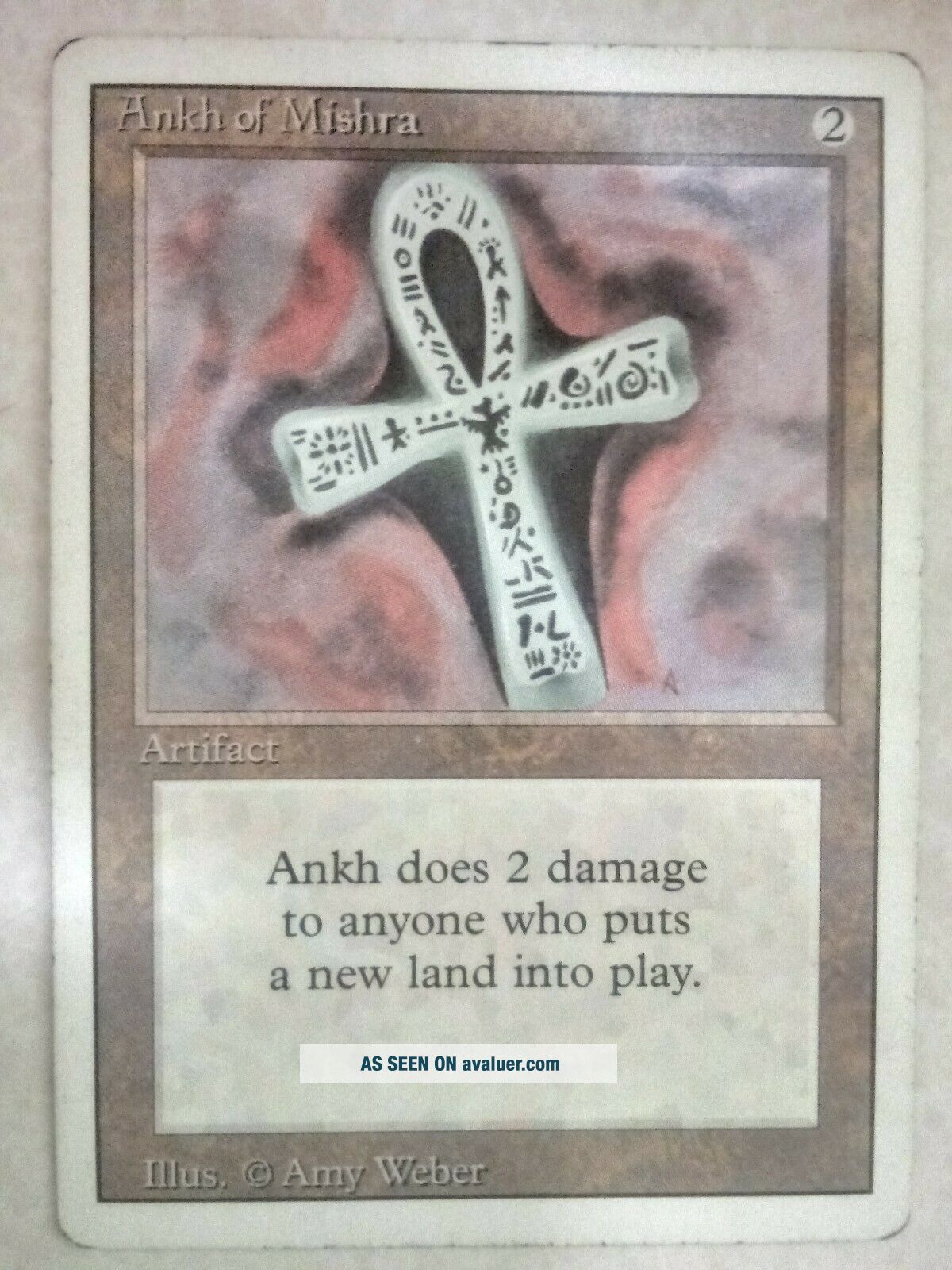 MTG Ankh Of Mishra Magic The Gathering Rare Artifact Revised MP 1994 ...
