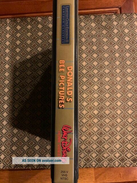 Vintage RARE VHS Walt Disney Limited Gold Edition II Donald ' S Bee ...