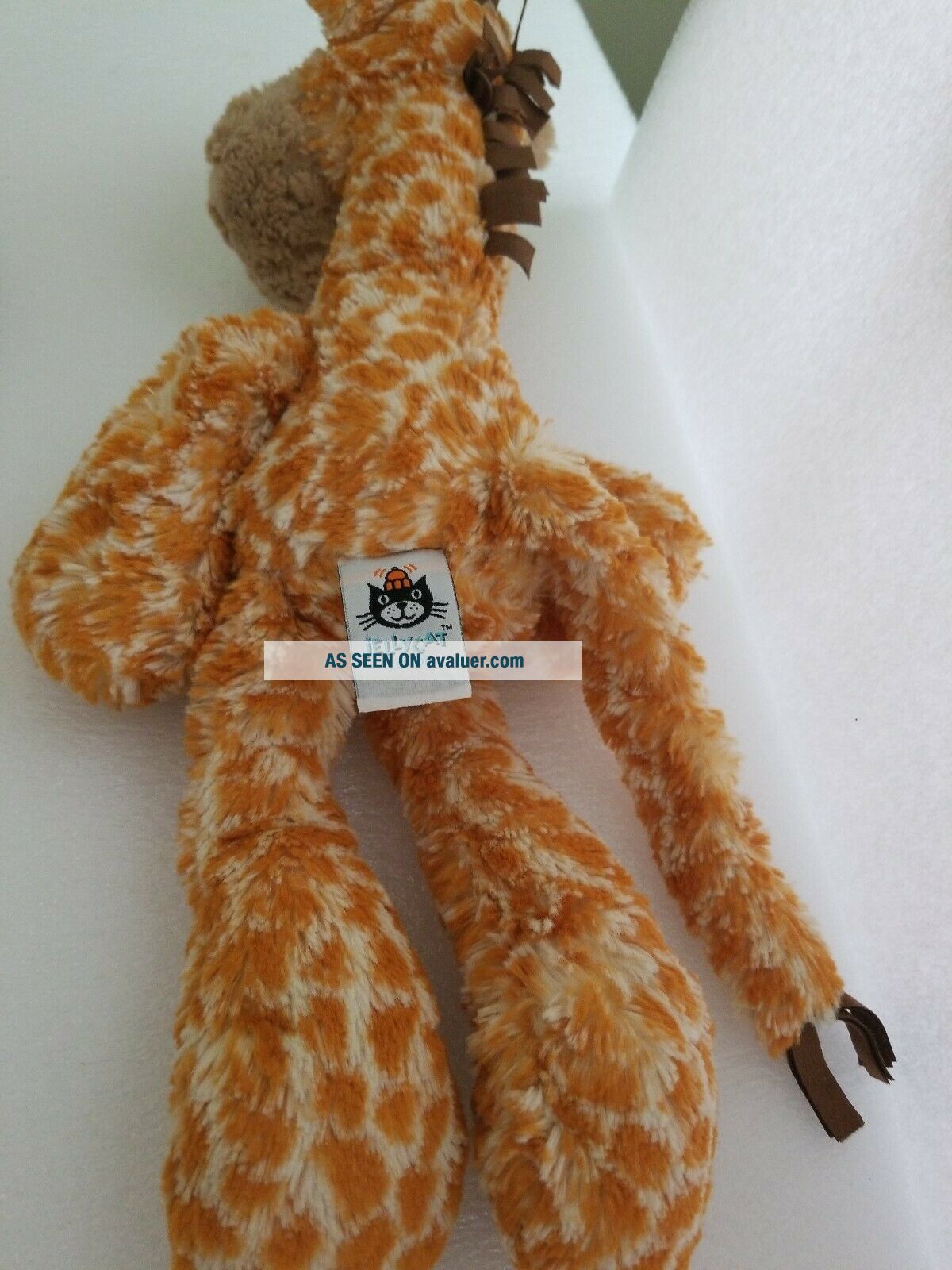 Rare - Jellycat Giraffe Merryday Plush Animal Toy 17” Tan/Rust | #8508532