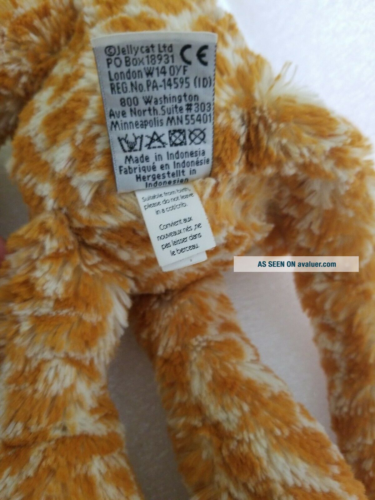 Rare - Jellycat Giraffe Merryday Plush Animal Toy 17” Tan/Rust | #8508532