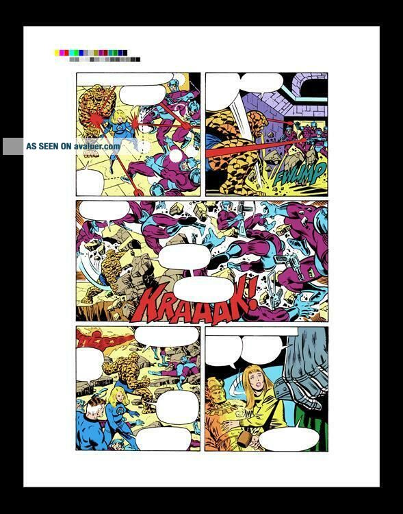 Keith Pollard Fantastic Four 199 Rare Production Art Pg 9 | #8489983