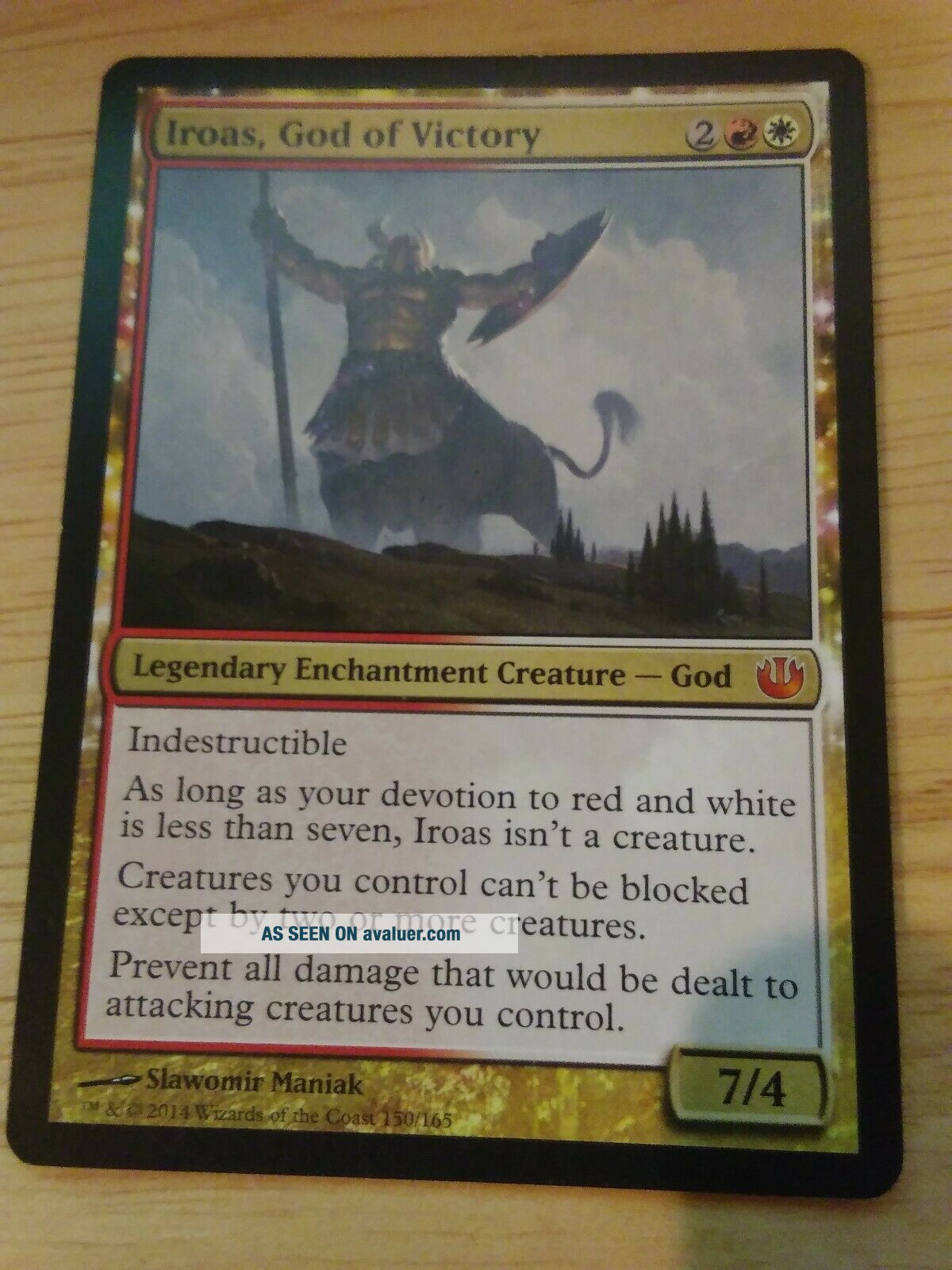 Journey Into Nyx Iroas, God Of Victory X1 Mtg Magic LP Mythic Rare ...