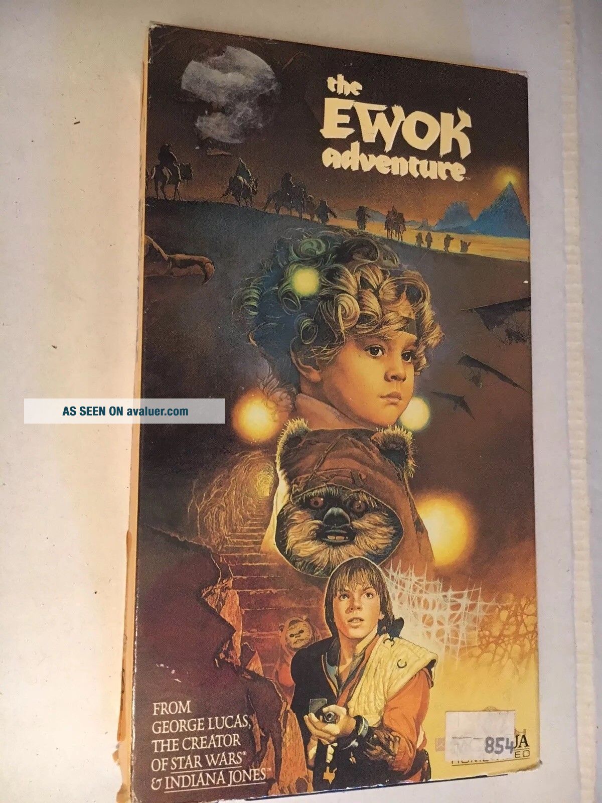 THE EWOK ADVENTURE Rare Vhs Video Tape 1984 Star Wars TV Movie Lucas ...