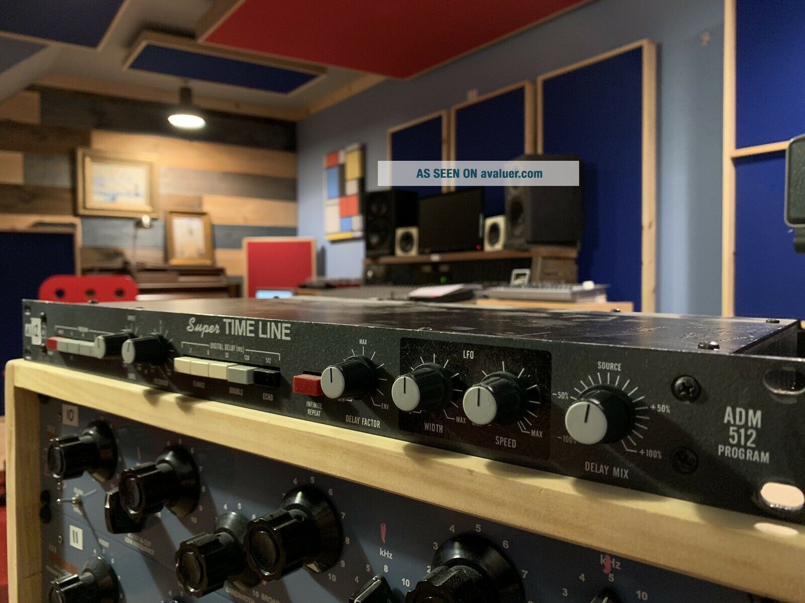 Deltalab Time Line ADM 512 Delay Flange LFO Effects Unit VGC RARE ...