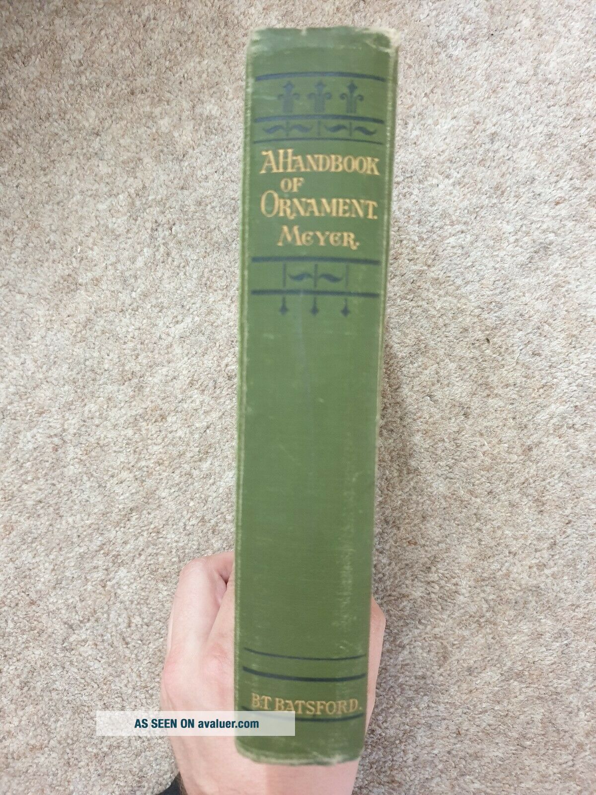 1896 RARE A Handbook Of Ornament By Franz Sales Meyer By B T Batsford ...