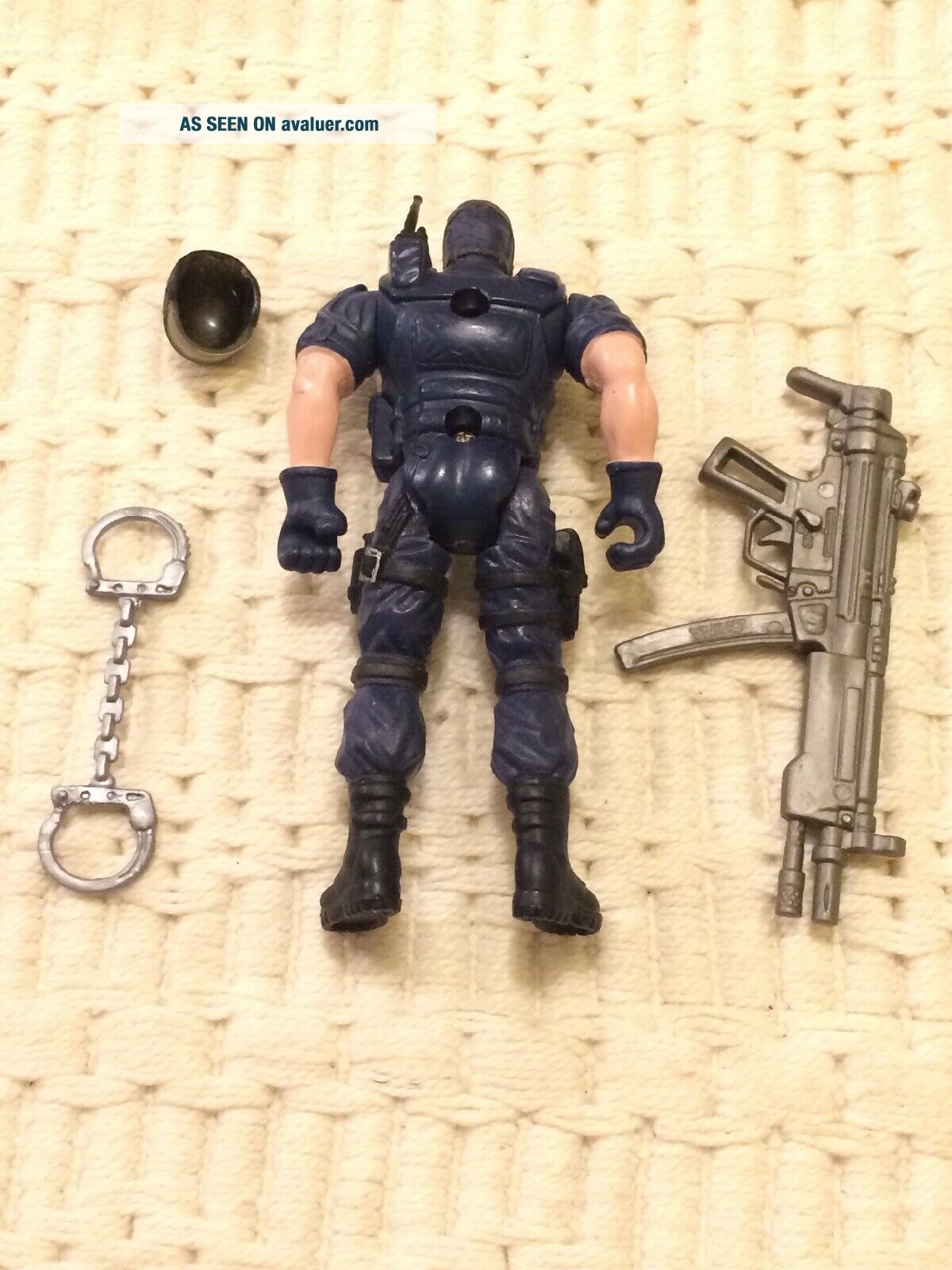 RARE VINTAGE CHAP MEI POLICE FORCE SWAT RIFLEMAN FIGURE | #8533607