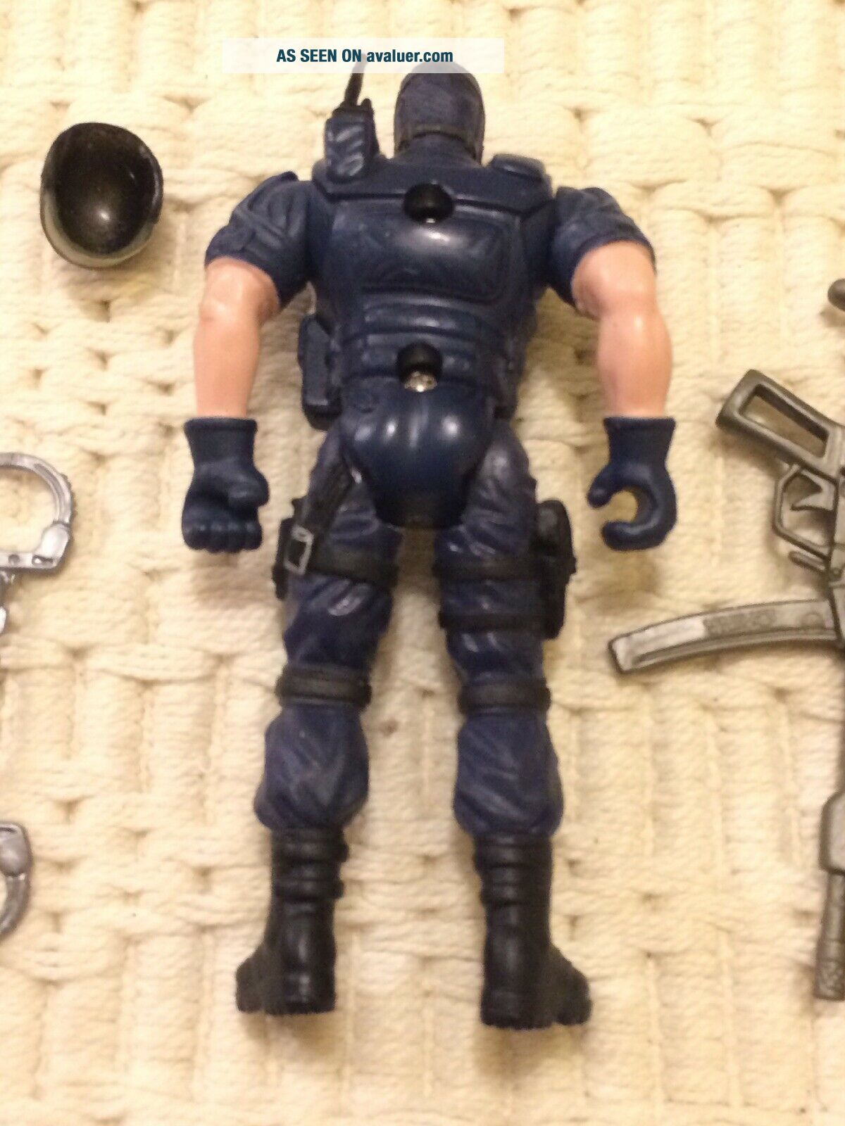 RARE VINTAGE CHAP MEI POLICE FORCE SWAT RIFLEMAN FIGURE | #8533607