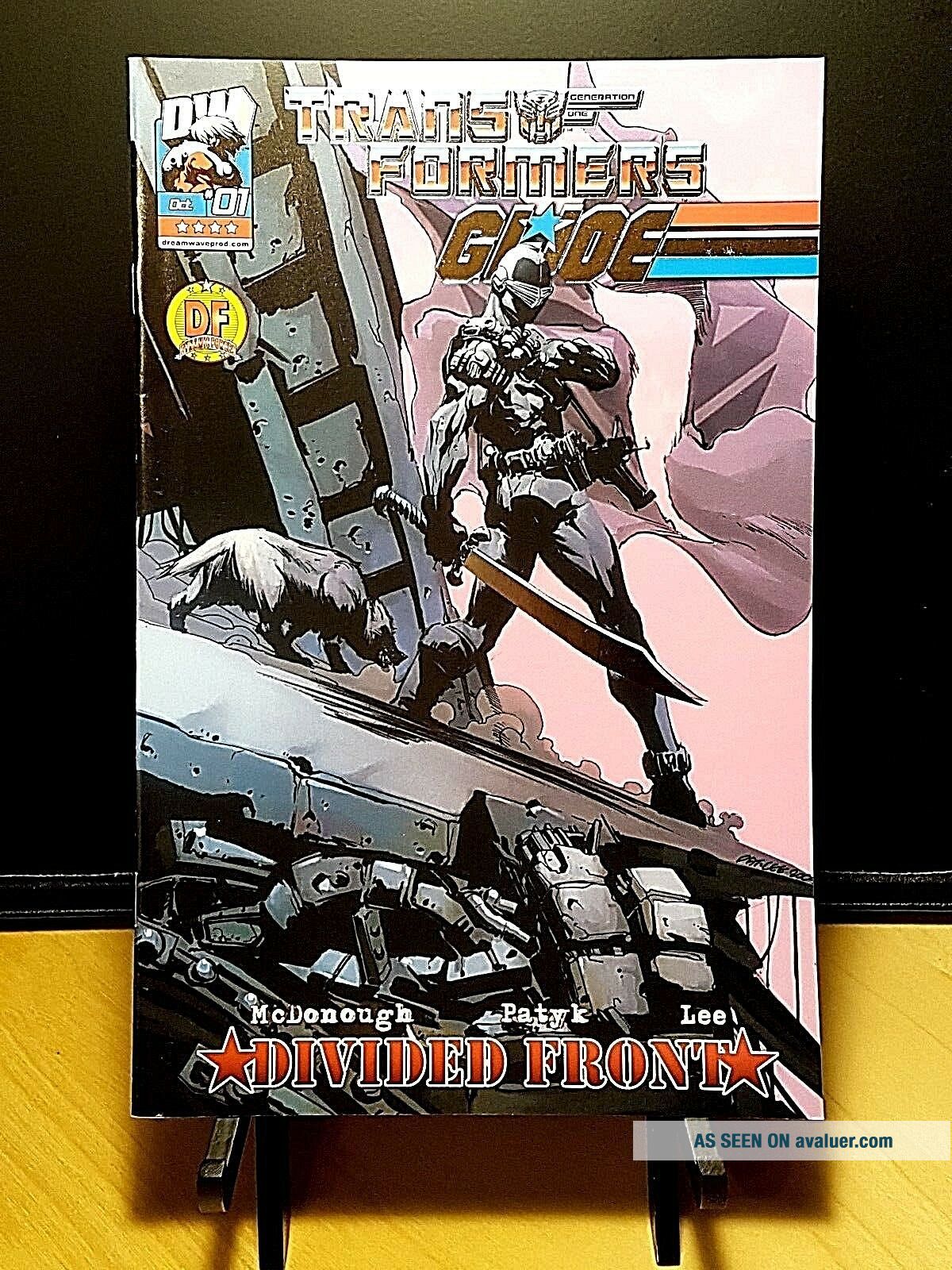 TRANSFORMERS G. I Joe Vol2 1 SILVER FOIL Dynamic Forces ULTRA RARE ...