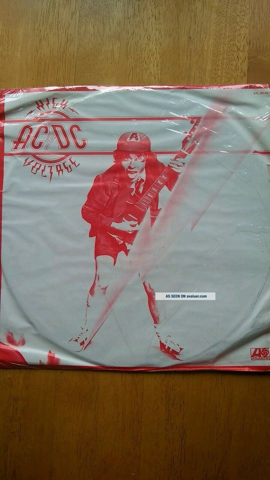 Vtg AC/DC Rare High Voltage - Vinyl Record France 2003 Atlantic Factory ...