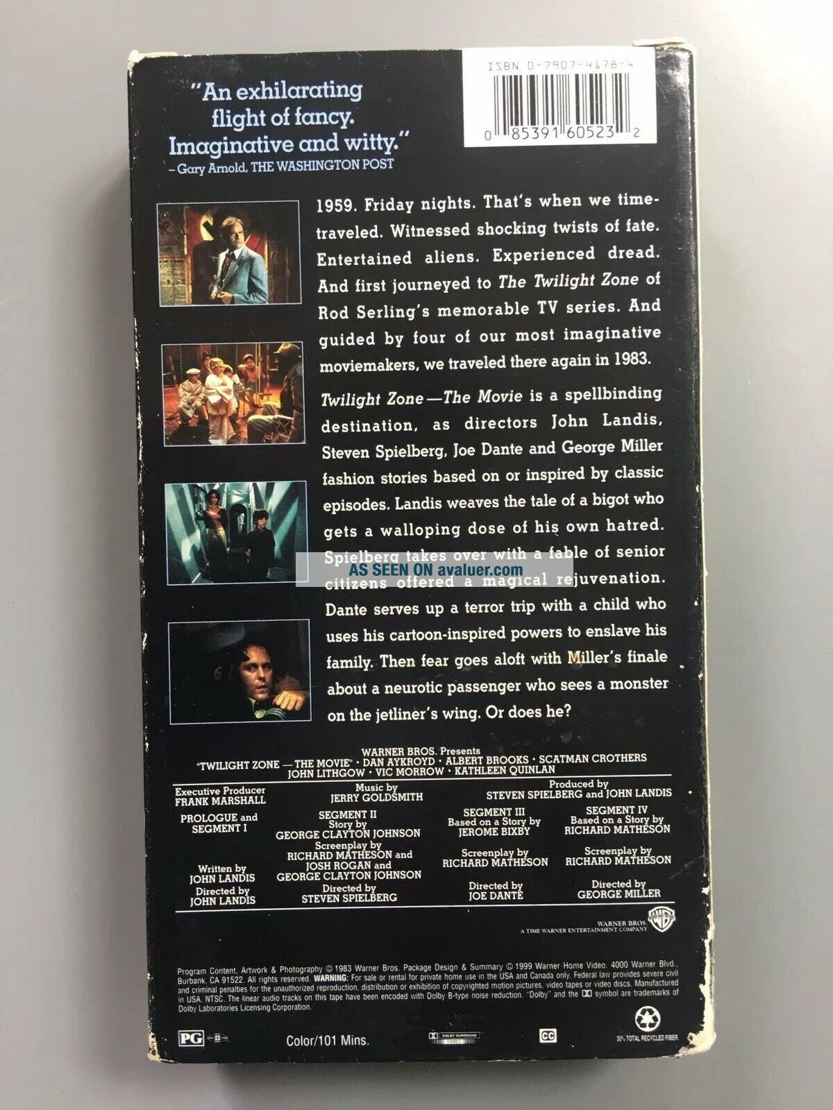 Twilight Zone The Movie VHS Tape - Rare Great | #8549897