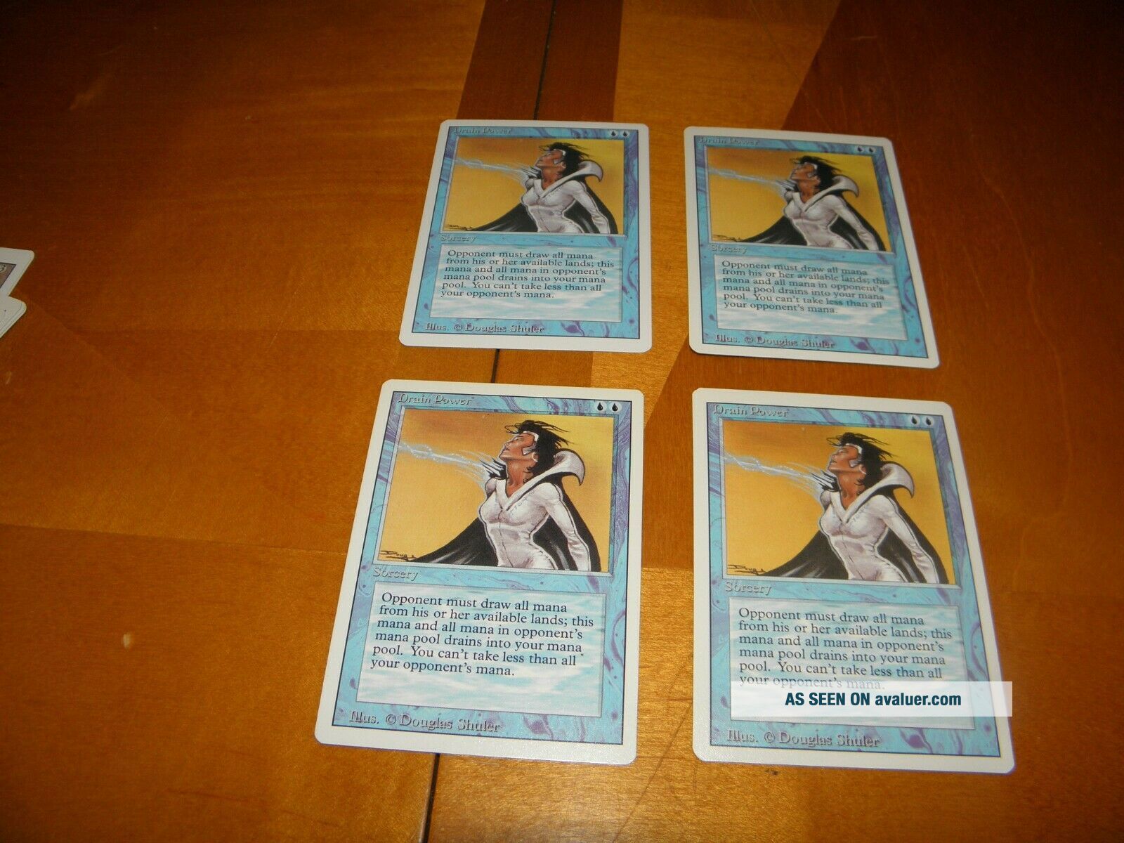 4 Drain Power MTG Magic The Gathering Revised Blue Rare NM - | #8551125