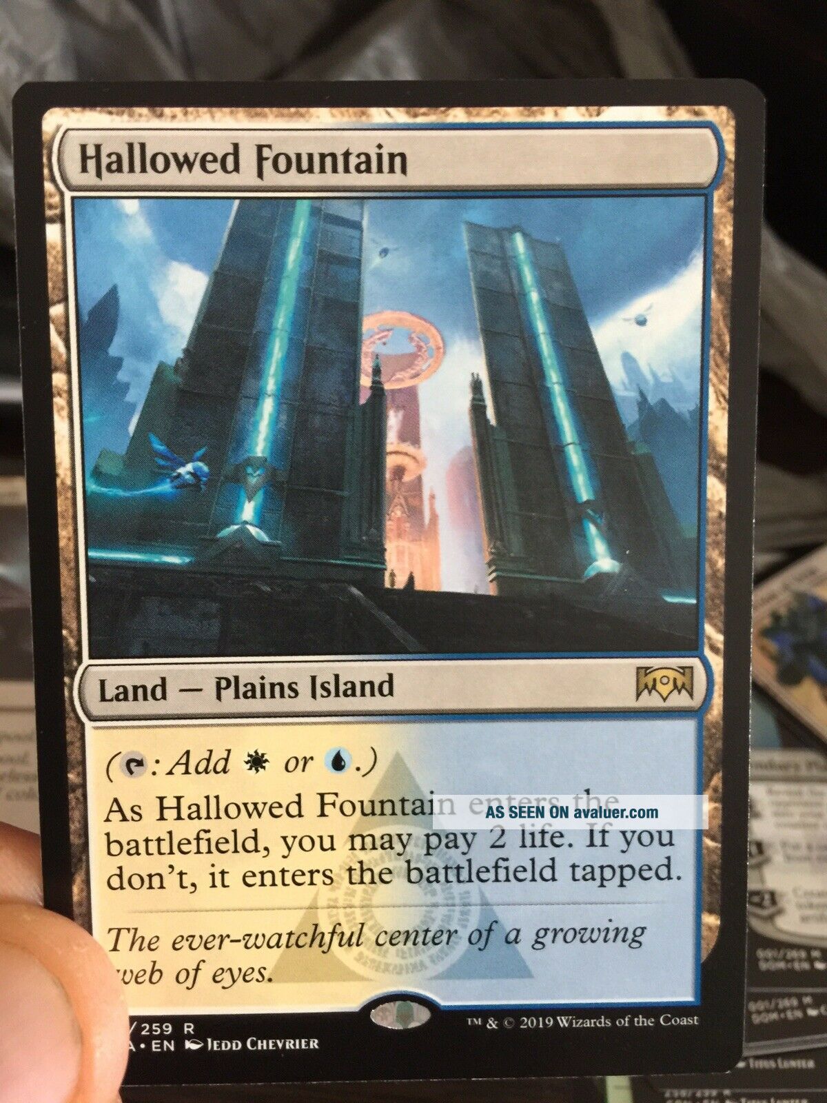1x Hallowed Fountain Ravnica Allegiance NM/M Rare MtG Magic The ...