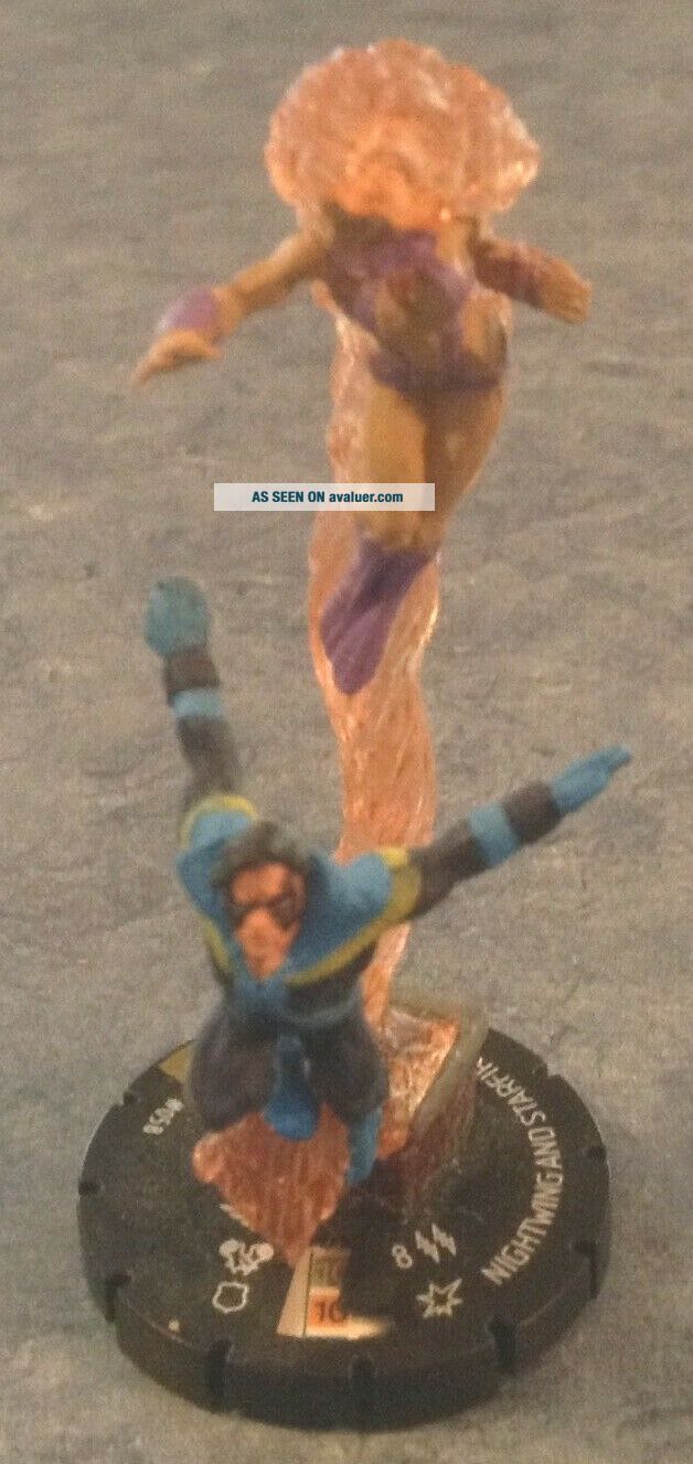Heroclix DC Crisis 058 Rare Nightwing And Starfire, No Card | #8571638