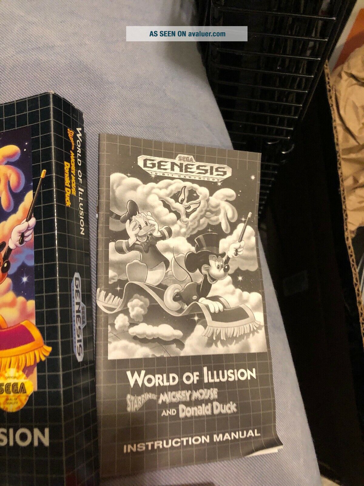 World Of Illusion Game Starring Mickey Sega Genesis Rare Box | #8578156