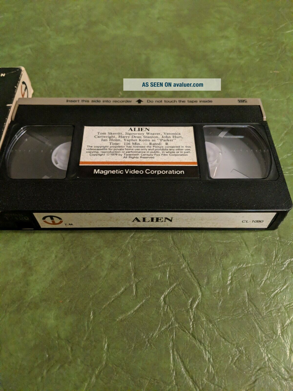 ALIEN (VHS, 1979) Rare 1980 Magnetic Video MVC | #8580364
