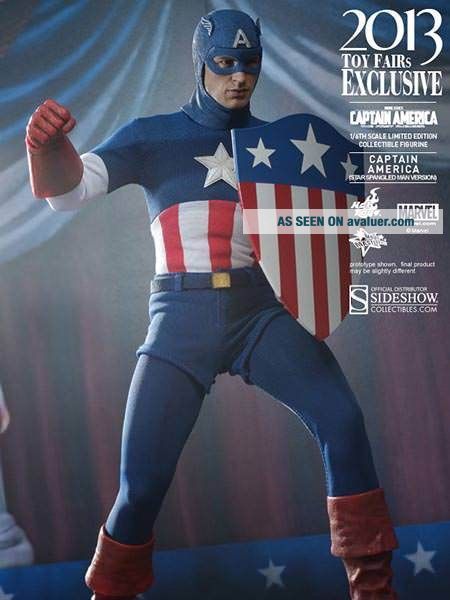 Hot Toys Captain America Star Spangled Man Version 1/6 Scale Action ...