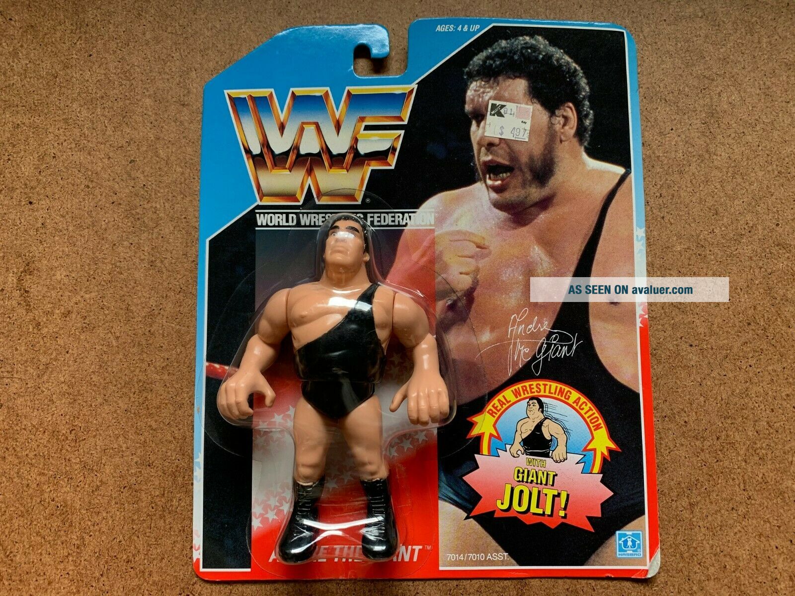 VINTAGE HASBRO WWF ANDRE THE GIANT WRESTLER ACTION FIGURE | #8592055